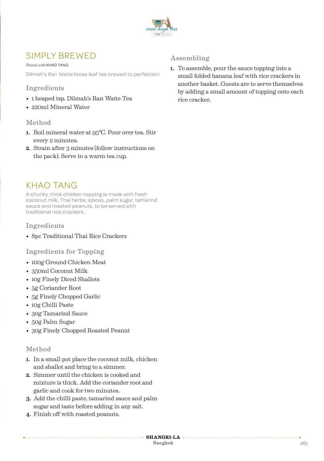 Dilmah Real High Tea Global Challenge 2015 by Dilmah - Issuu