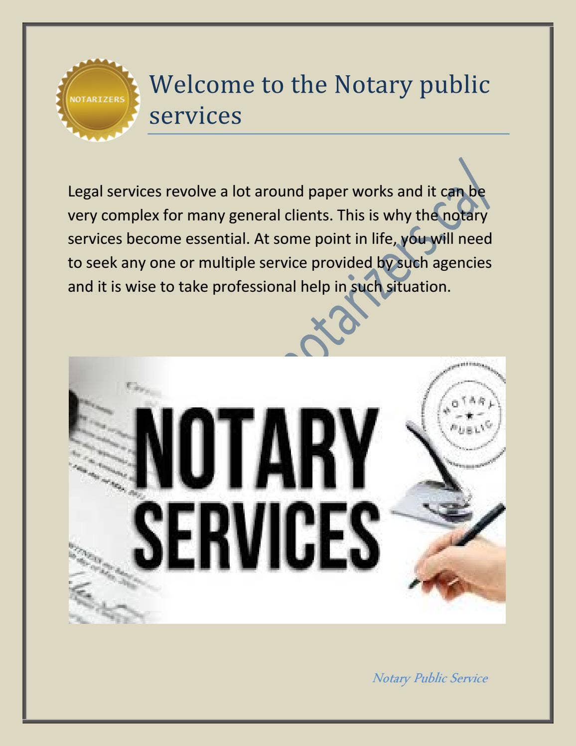 Importance of Notary public services in toronto by Notary public ...