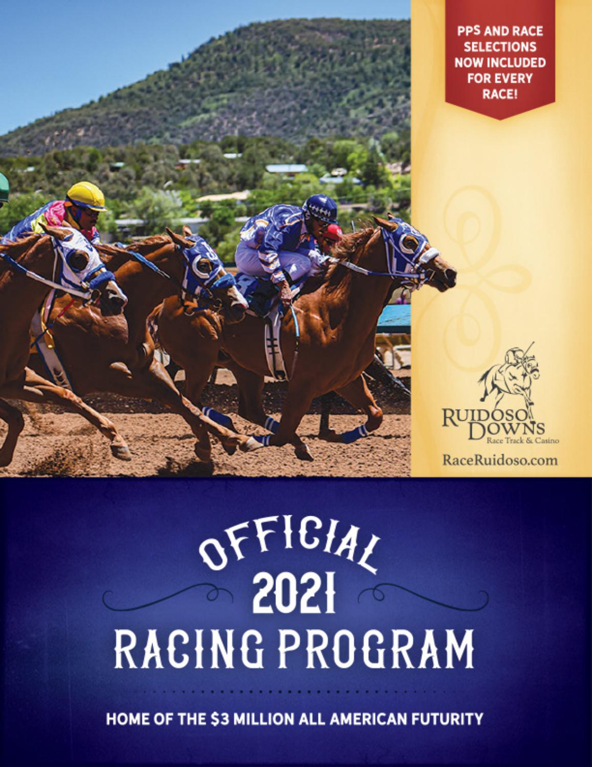 Ruidoso Downs Race Track, Racing Program, Saturday, May 29, 2021 by ...