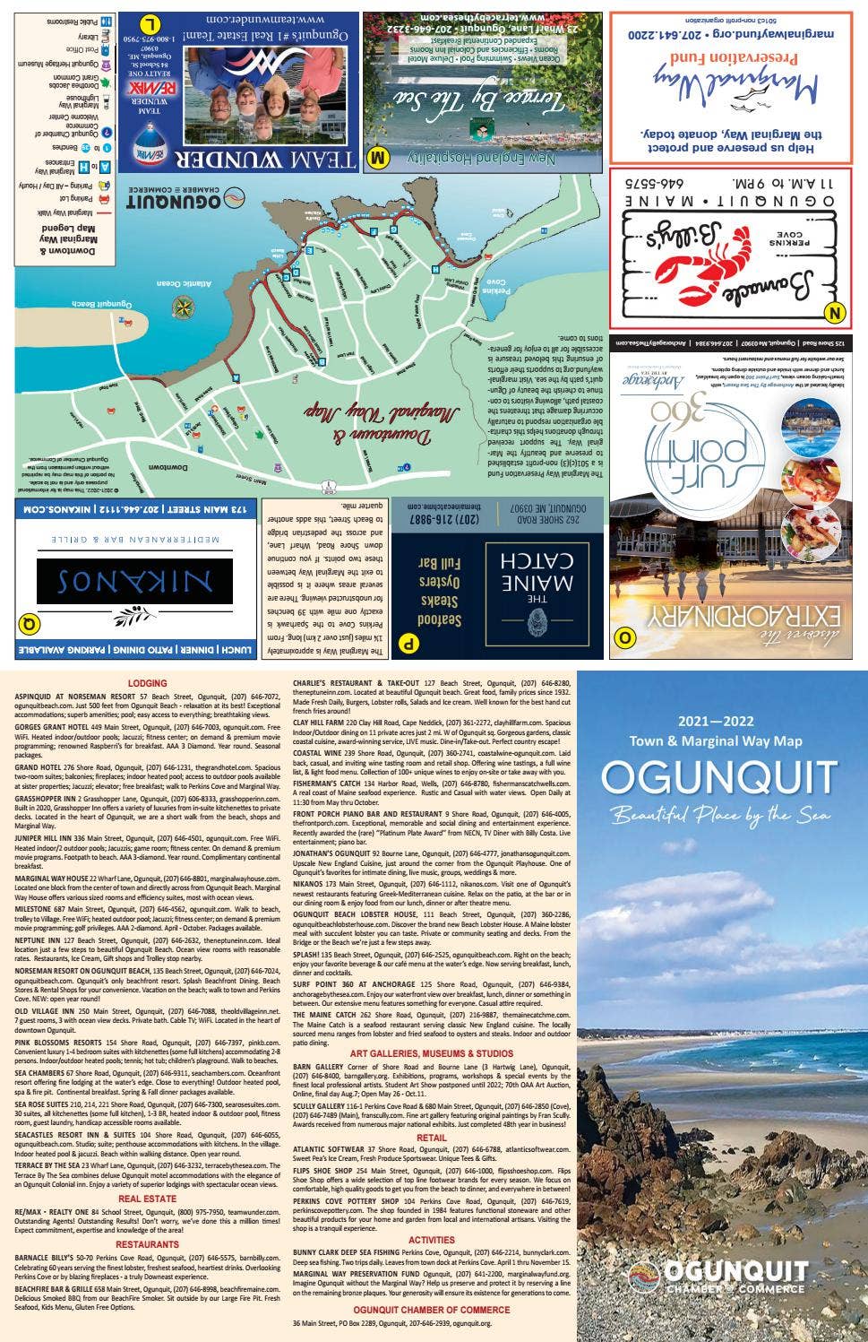Ogunquit Town & Marginal Way Map 2021 by Ogunquitchamber - Issuu