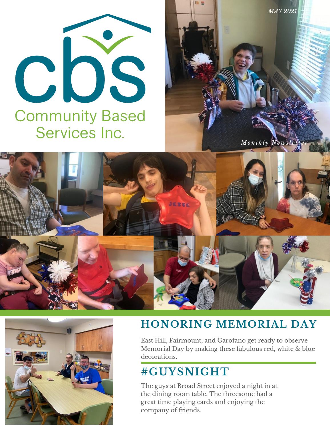Community Bases Services May 2020 Group Day Habilitation Newsletter by ...
