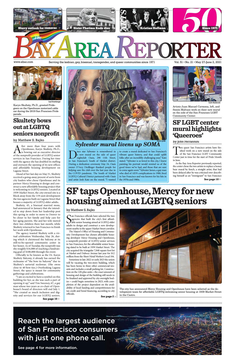 May 27, 2021 edition of the Bay Area Reporter, America's highest ...