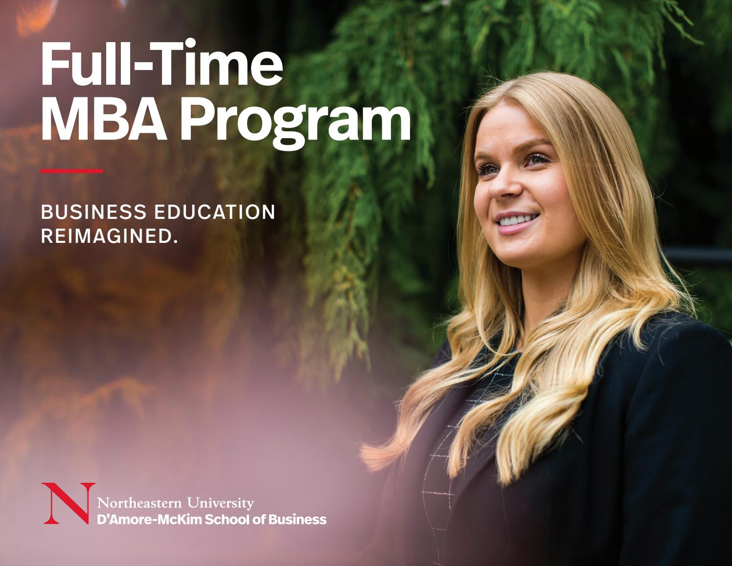 Full-Time MBA Program by D’Amore-McKim School of Business - Issuu