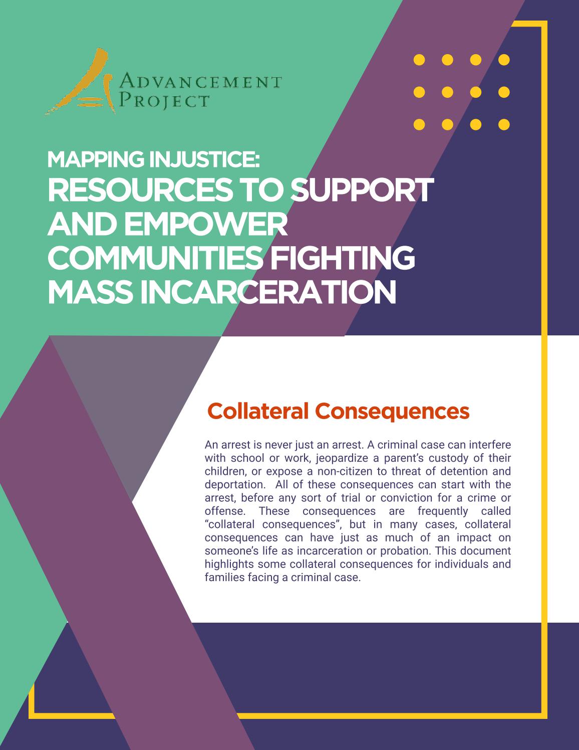 Mapping Injustice Collateral Consequences by detroitjusticecenter - Issuu