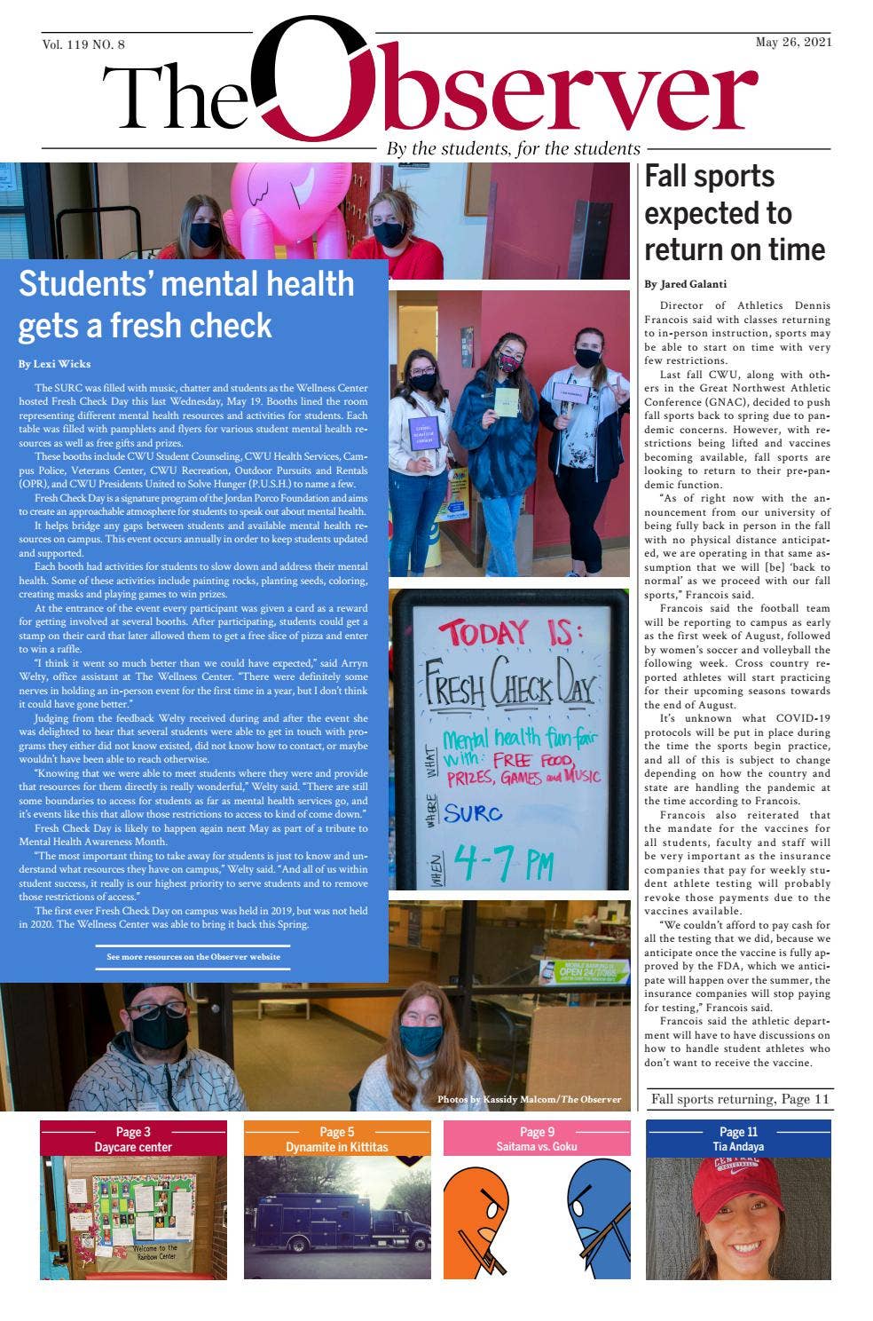 The Observer, Spring 2021- Issue 8 by CWU Observer - Issuu