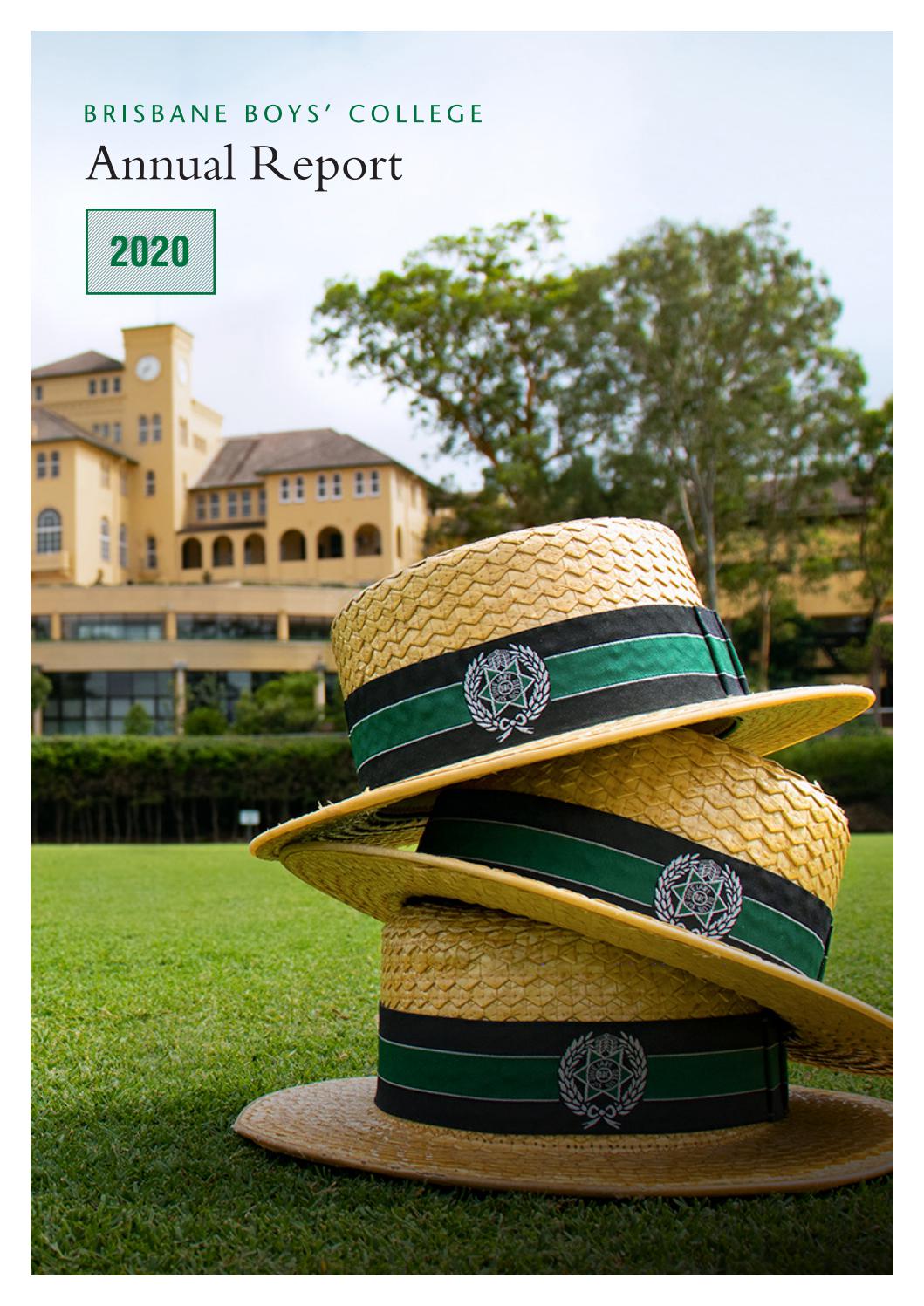 Brisbane Boys' College Annual Report 2020 by Brisbane Boys' College - Issuu