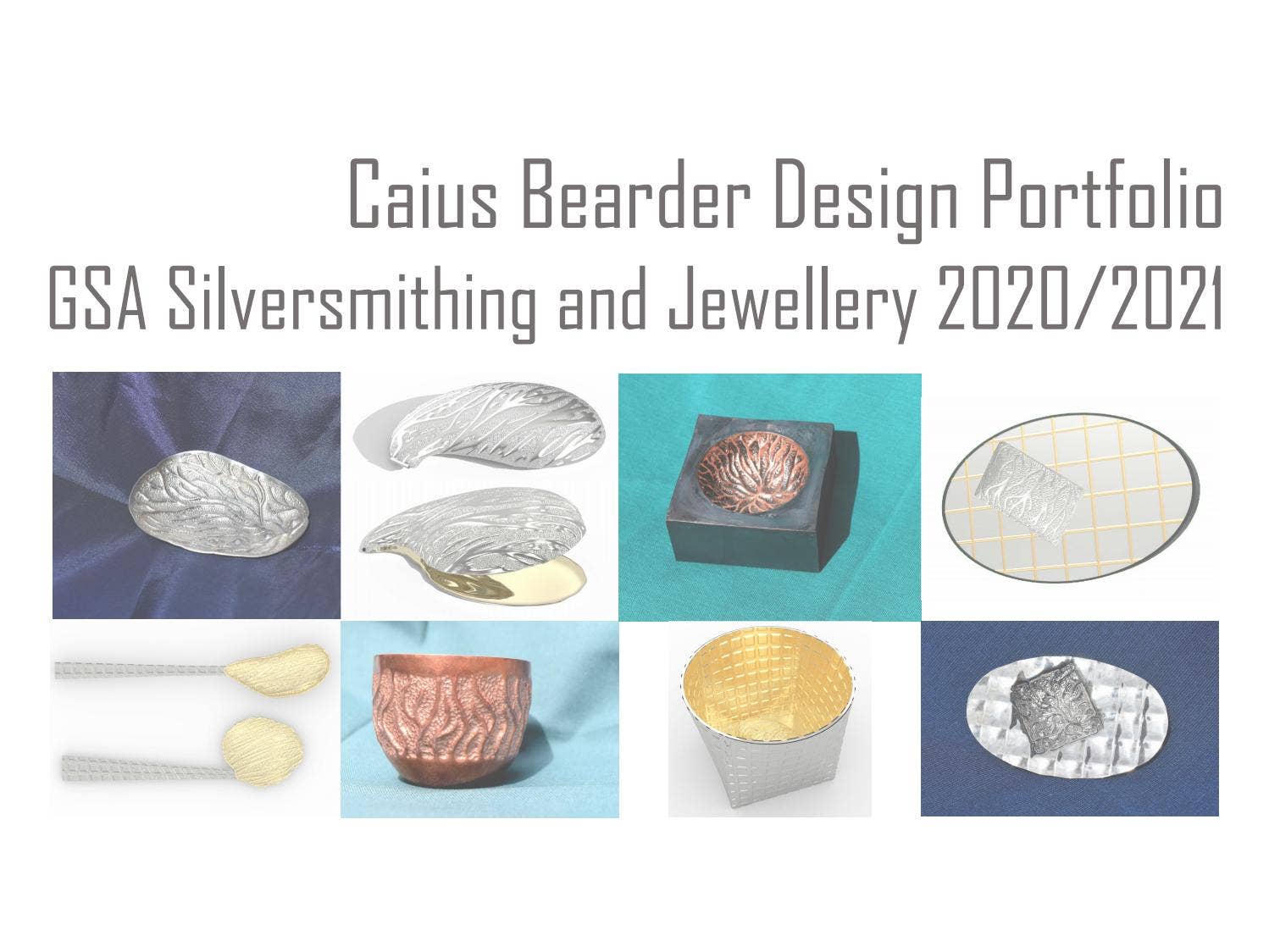Caius Bearder Design Portfolio by The Glasgow School of Art - Issuu