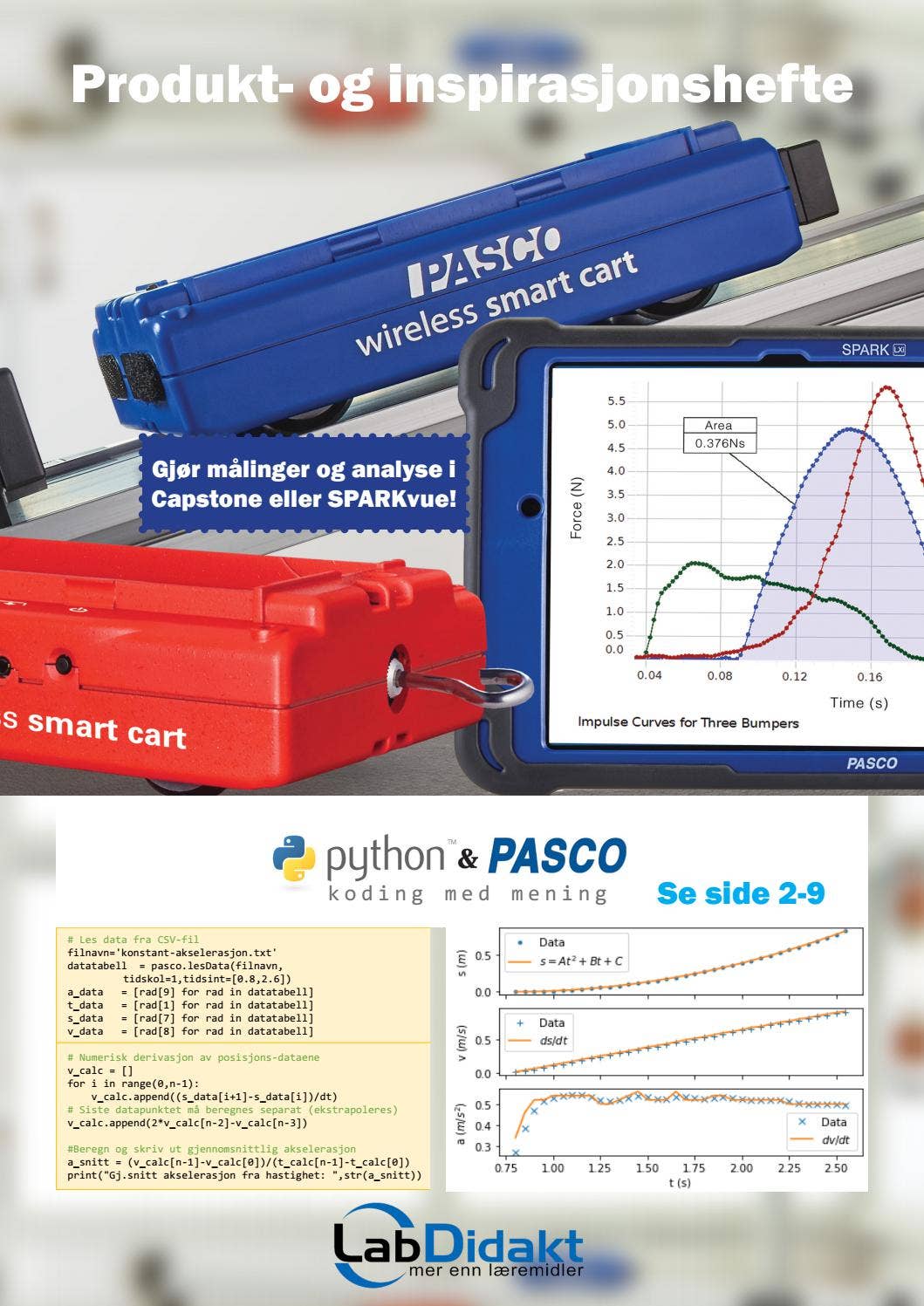 Inspirasjonshefte, PASCO og Python by Labdidakt AS - Issuu