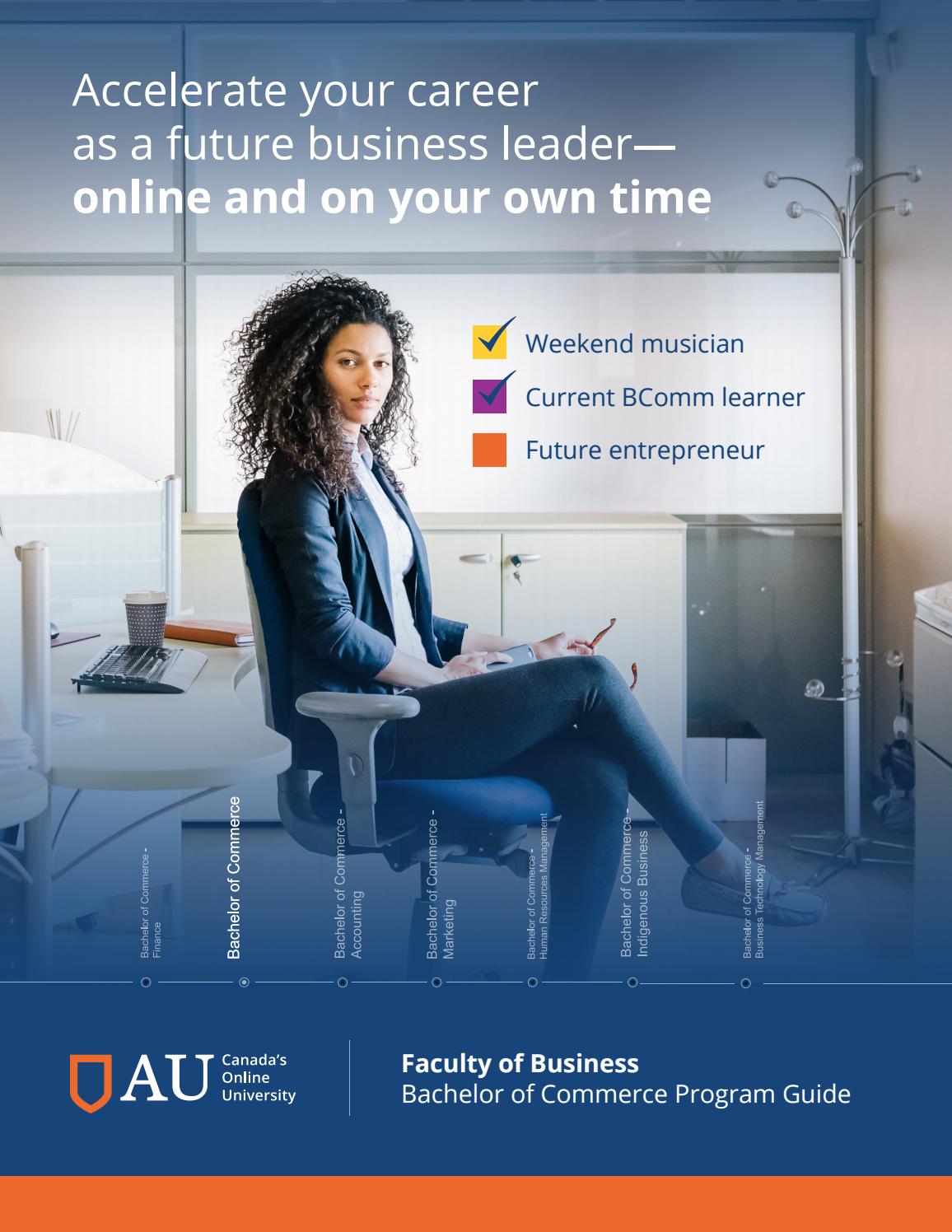 Athabasca University Bachelor of Commerce Program Guide by Athabasca ...