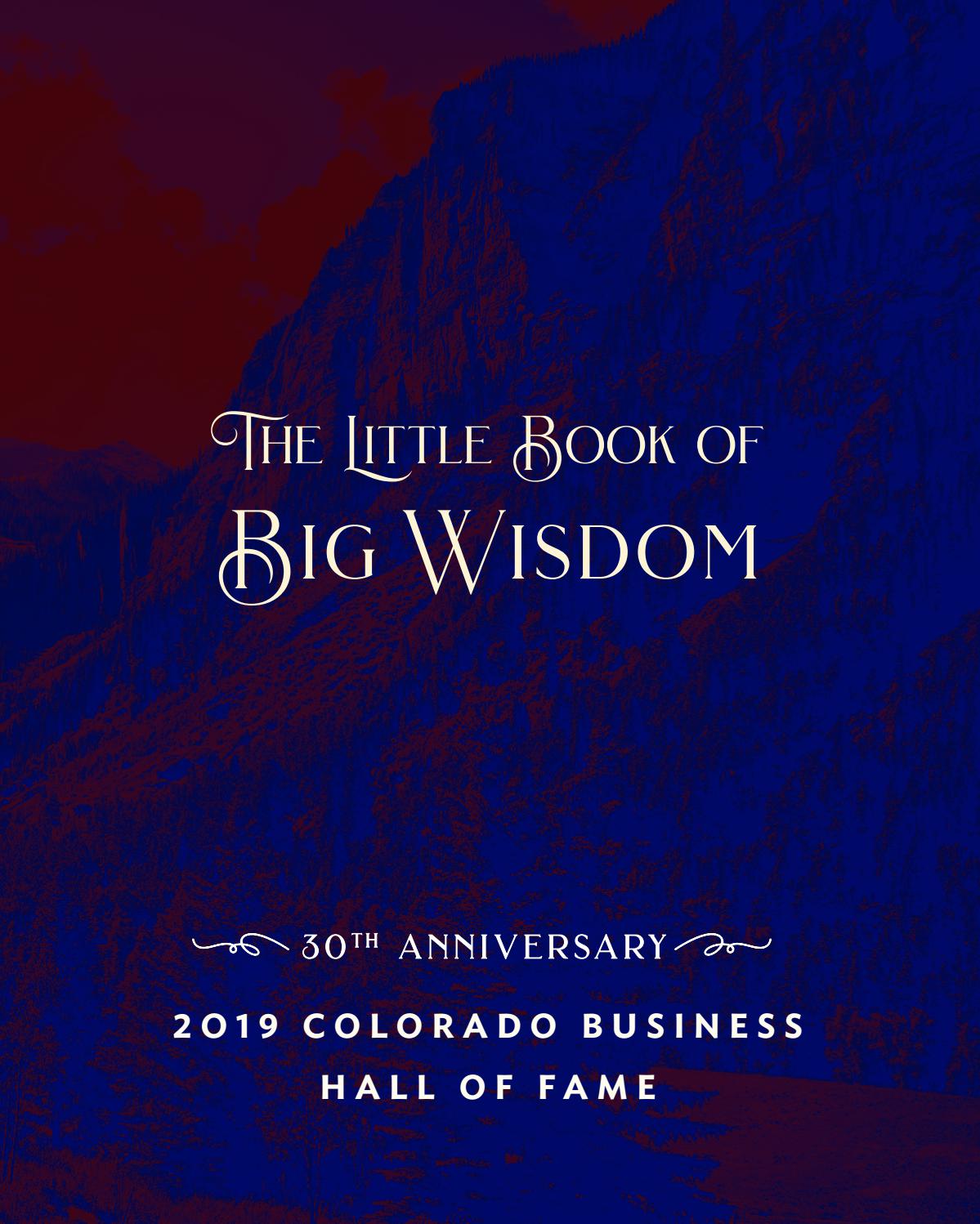 The Little Book of Big Wisdom by Junior Achievement-Rocky Mountain, Inc ...