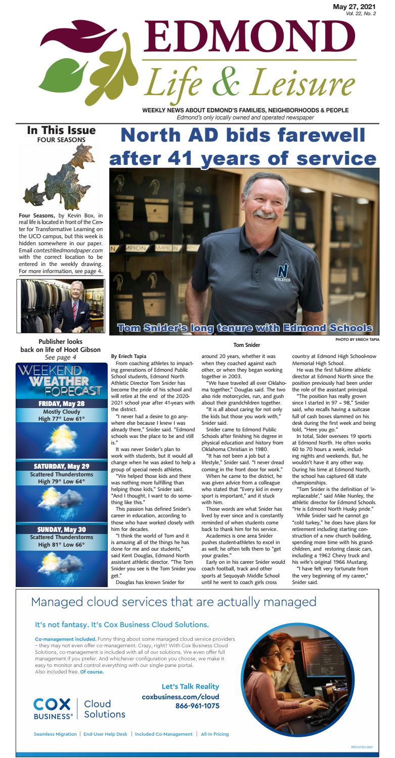Edmond Life and Leisure - May 27, 2021 by Edmond Life and Leisure - Issuu
