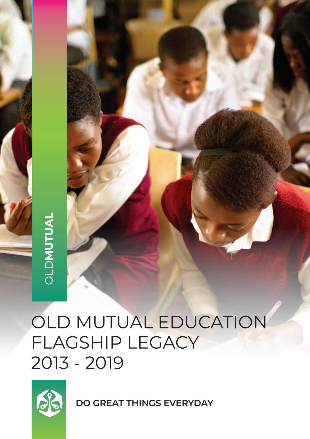 Old Mutual Foundation - Education Flagship Legacy Report by CSRNEWSSA - Issuu
