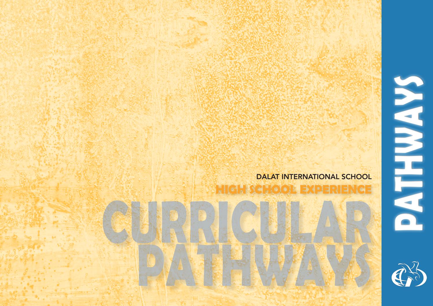 Curricular Pathways by Dalat International School - Issuu