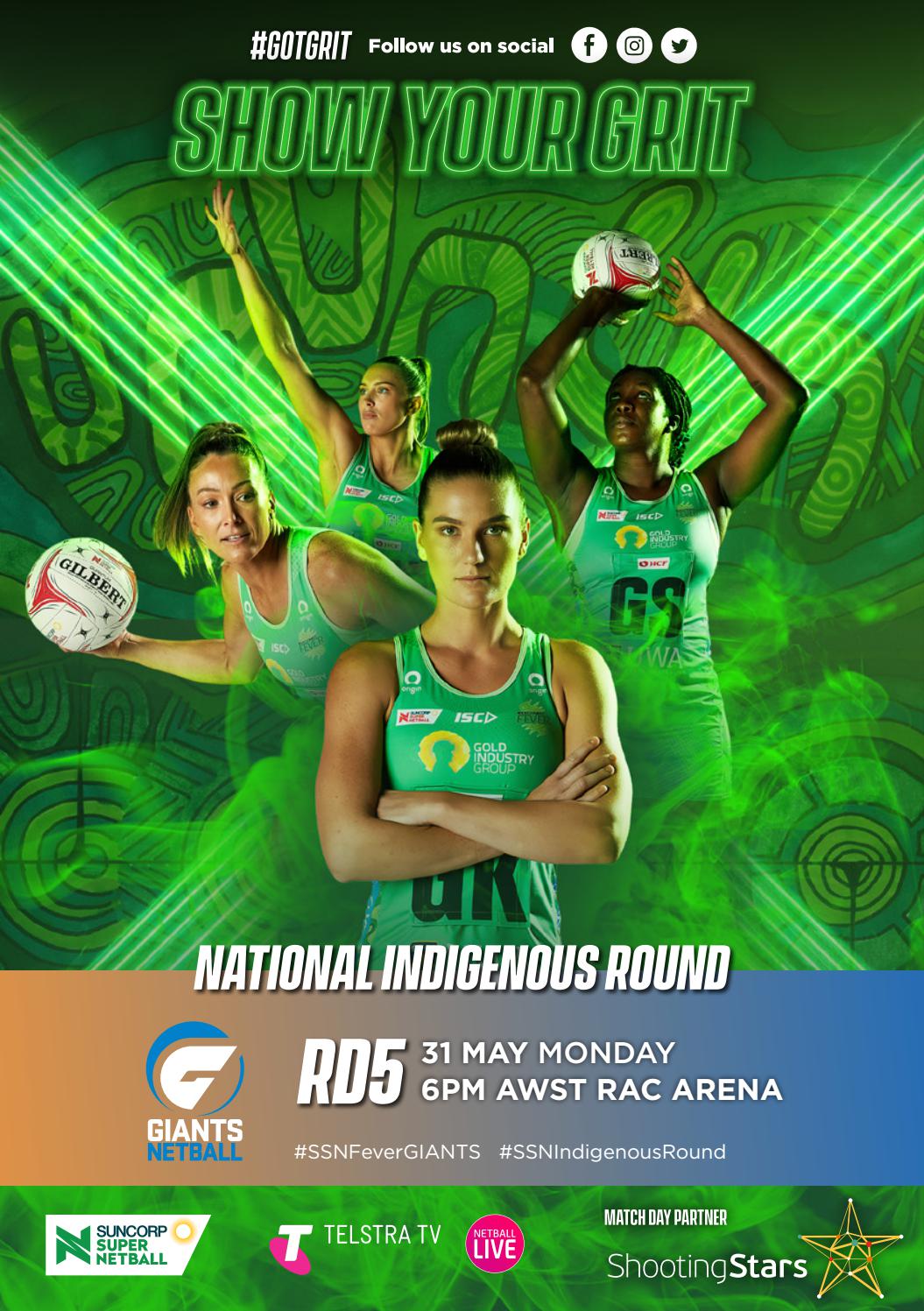 West Coast Fever v GIANTS Netball - Suncorp Super Netball 2021, RAC ...
