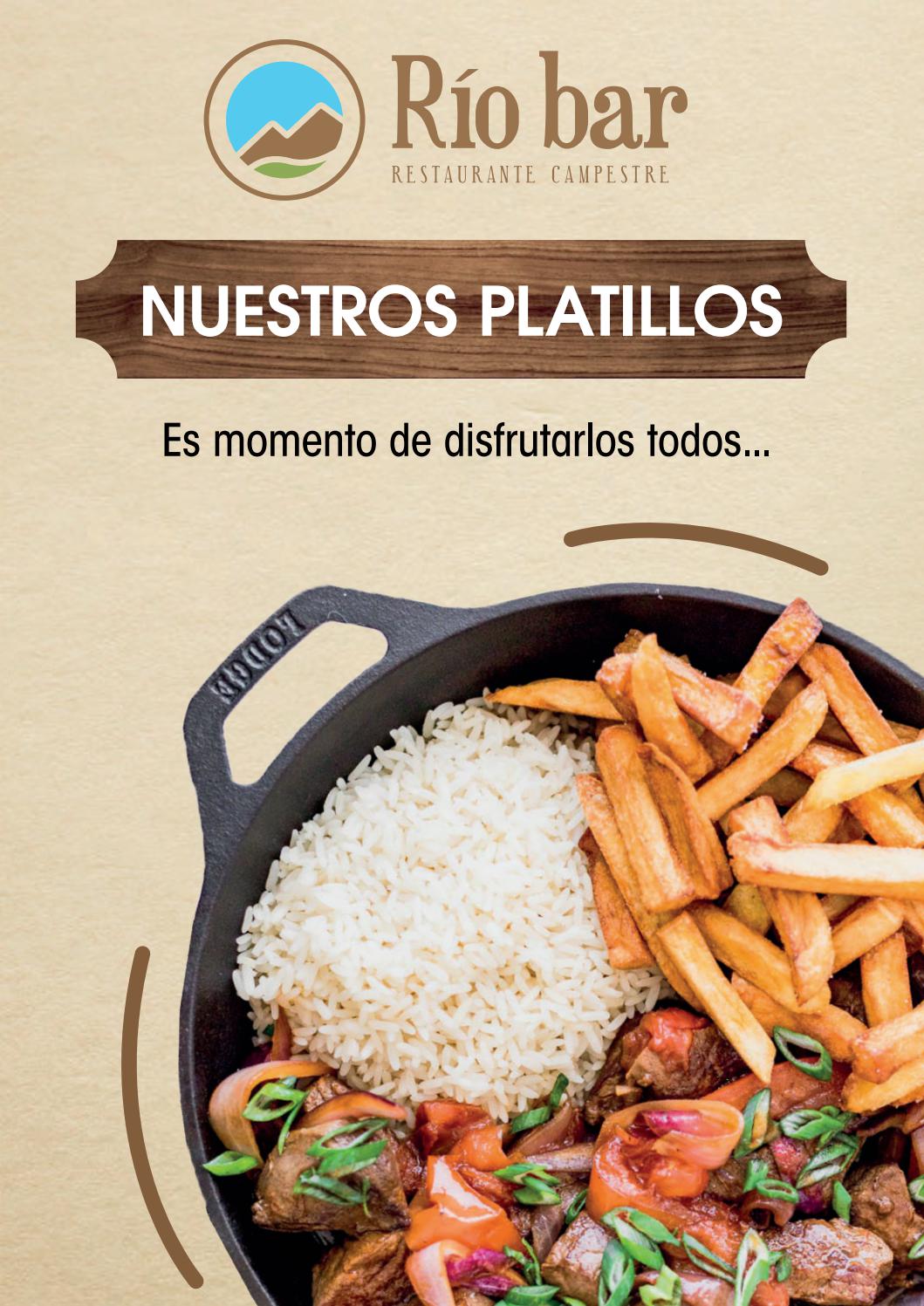 Río Bar - Carta 2021 by Sauce Alto Resort - Issuu