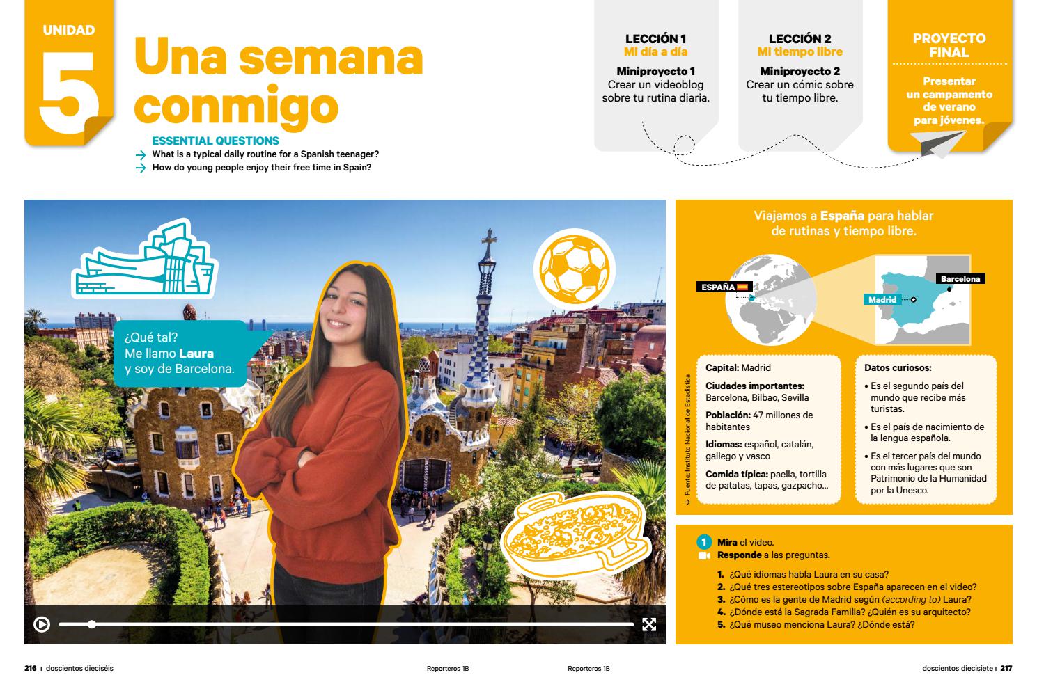 Reporteros 1B - Sample unit by Editorial Difusión - Issuu