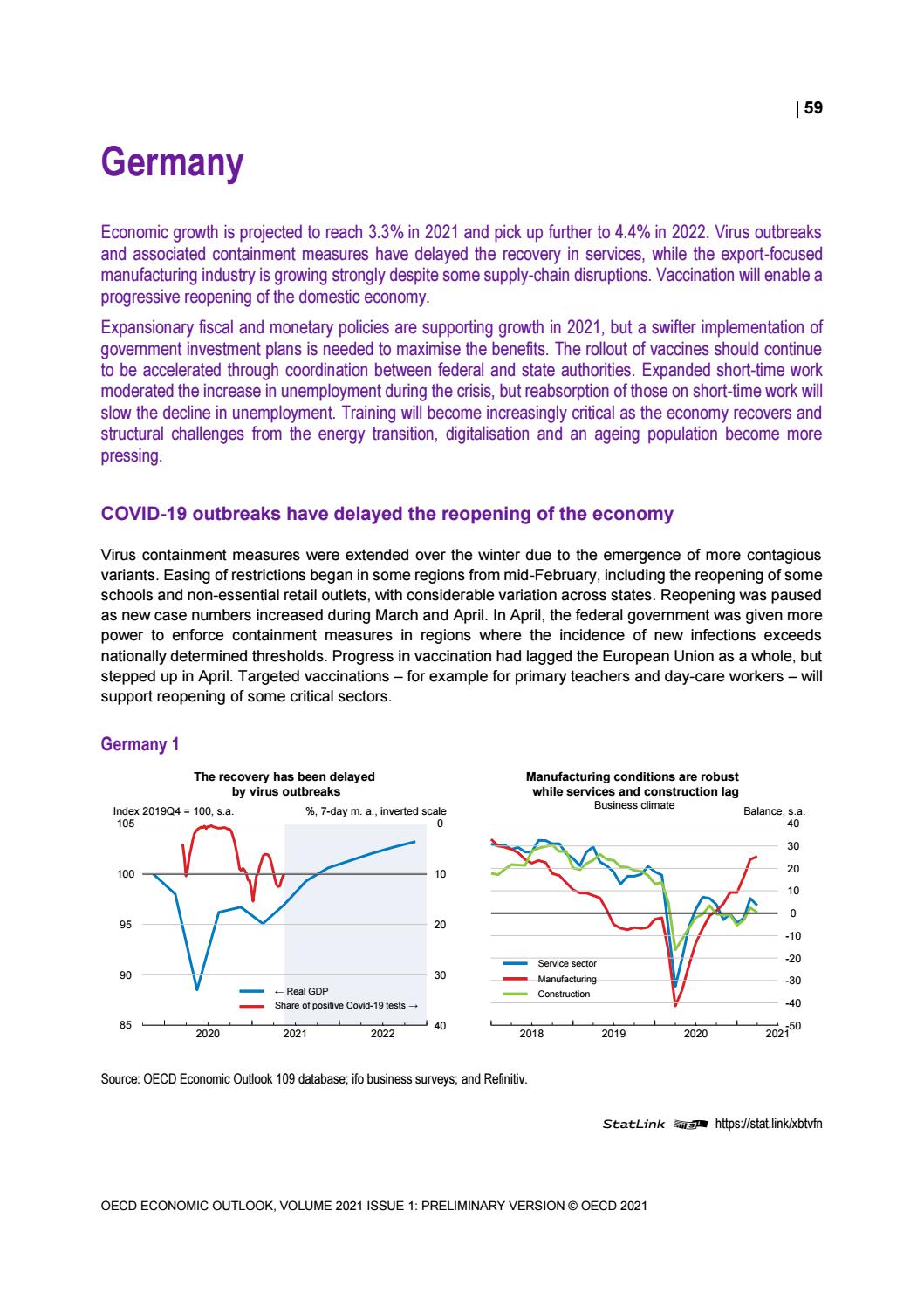 Germany country note: OECD Economic Outlook, May 2021 by OECD - Issuu