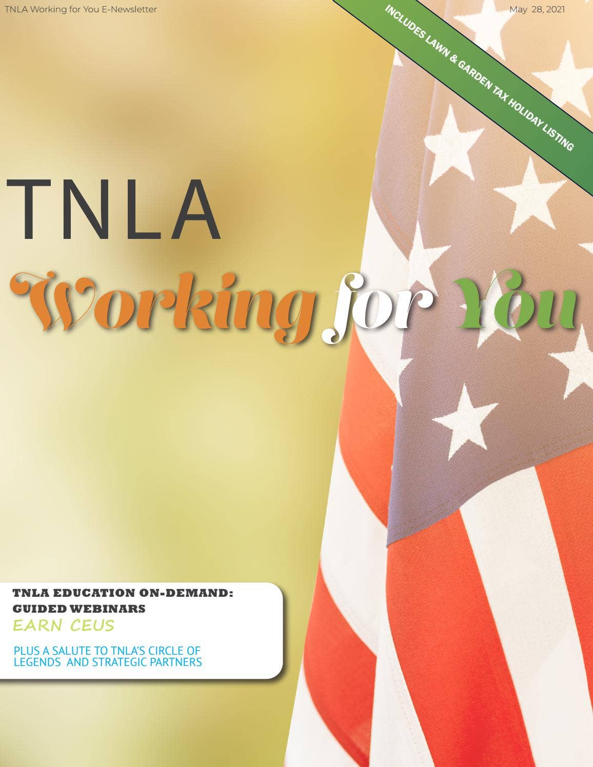 TNLA Working For You, May 28, 2021 by Texas Nursery & Landscape ...