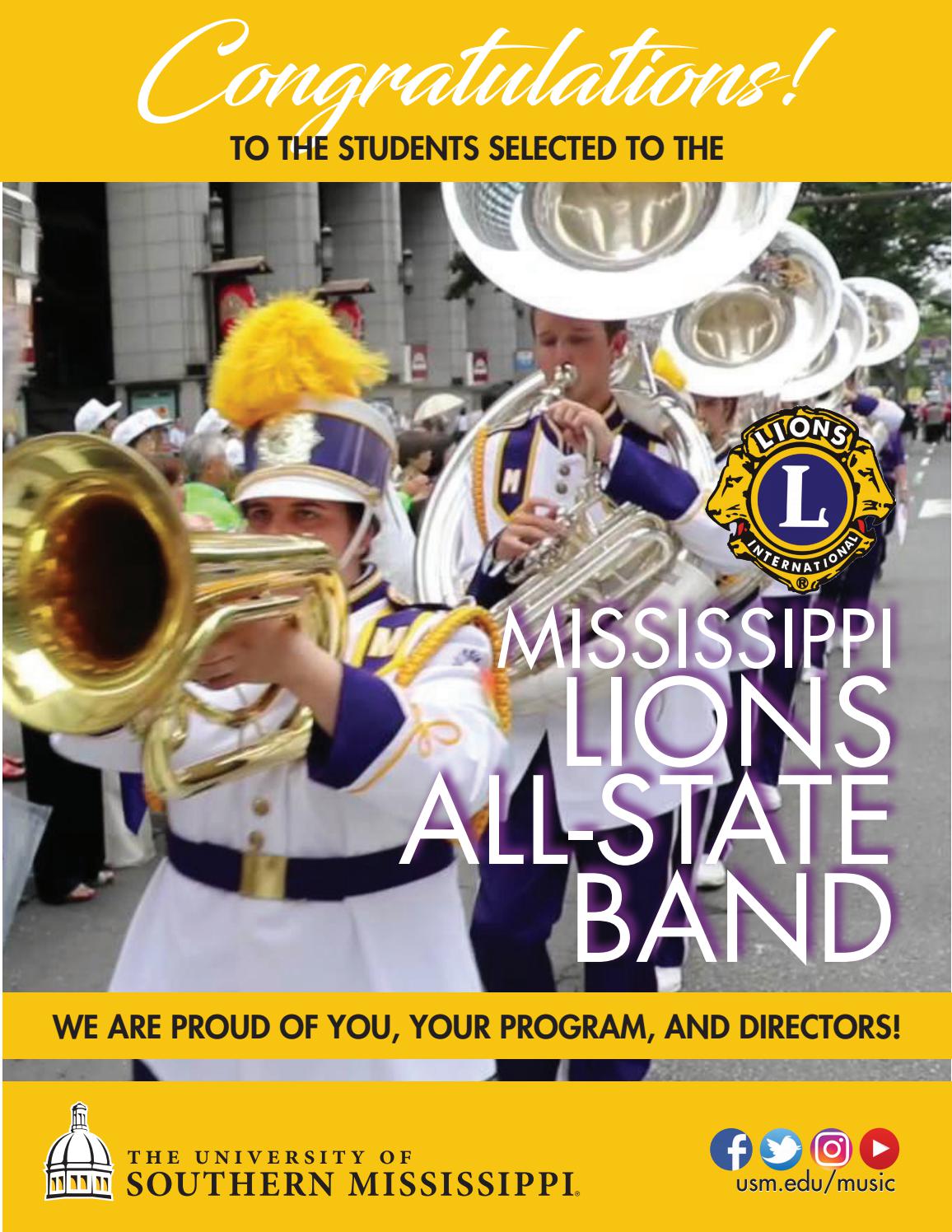2020 Lion's Band Congratulations by The University of Southern ...