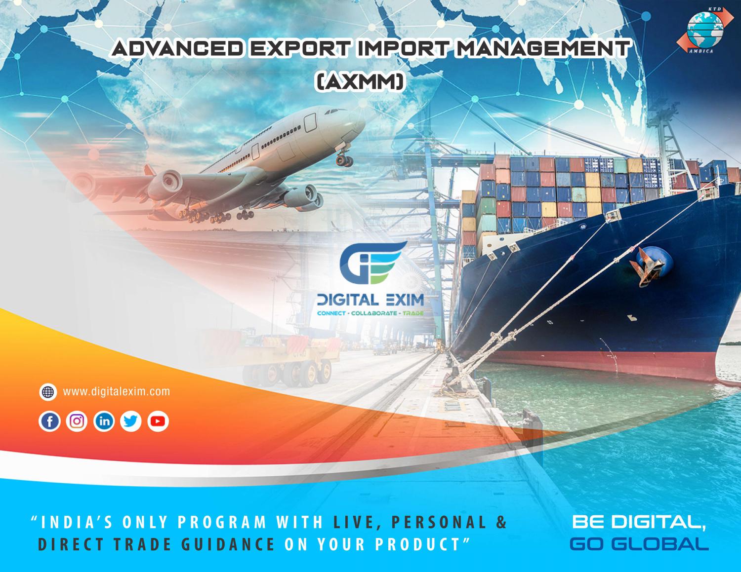 Advanced Import Export Management by Digitalexim123 - Issuu