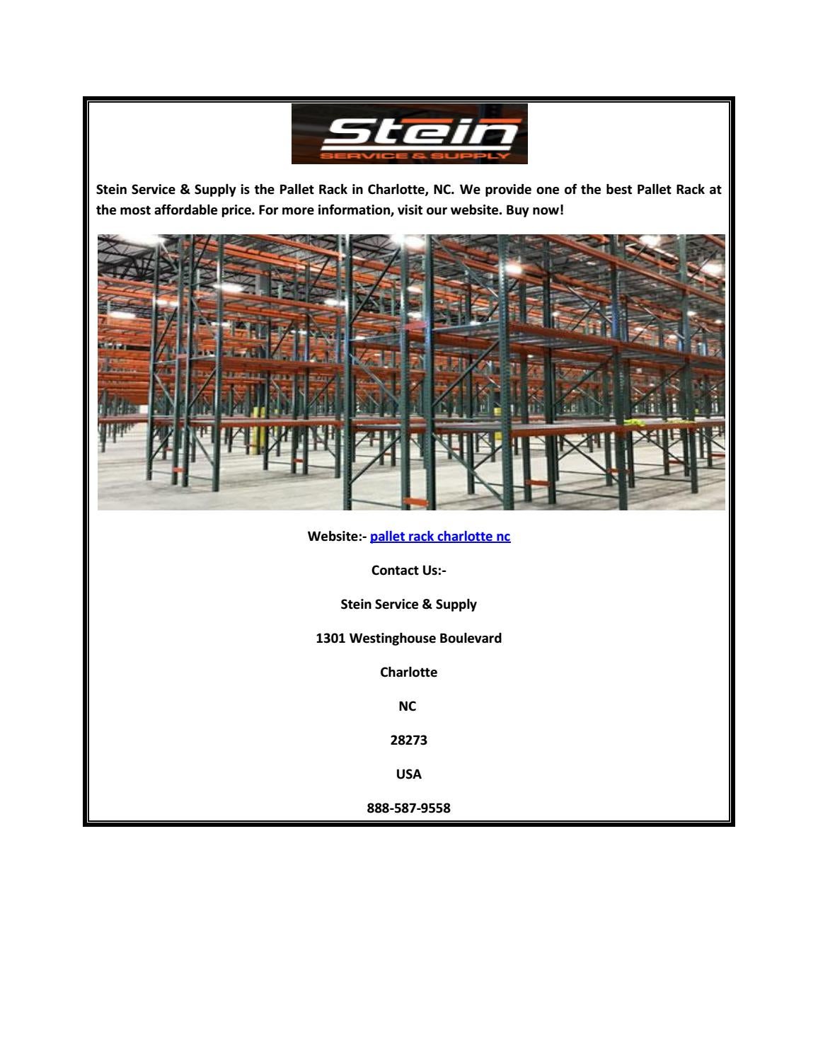 Pallet Rack Charlotte NC | Stein Service & Supply by ...