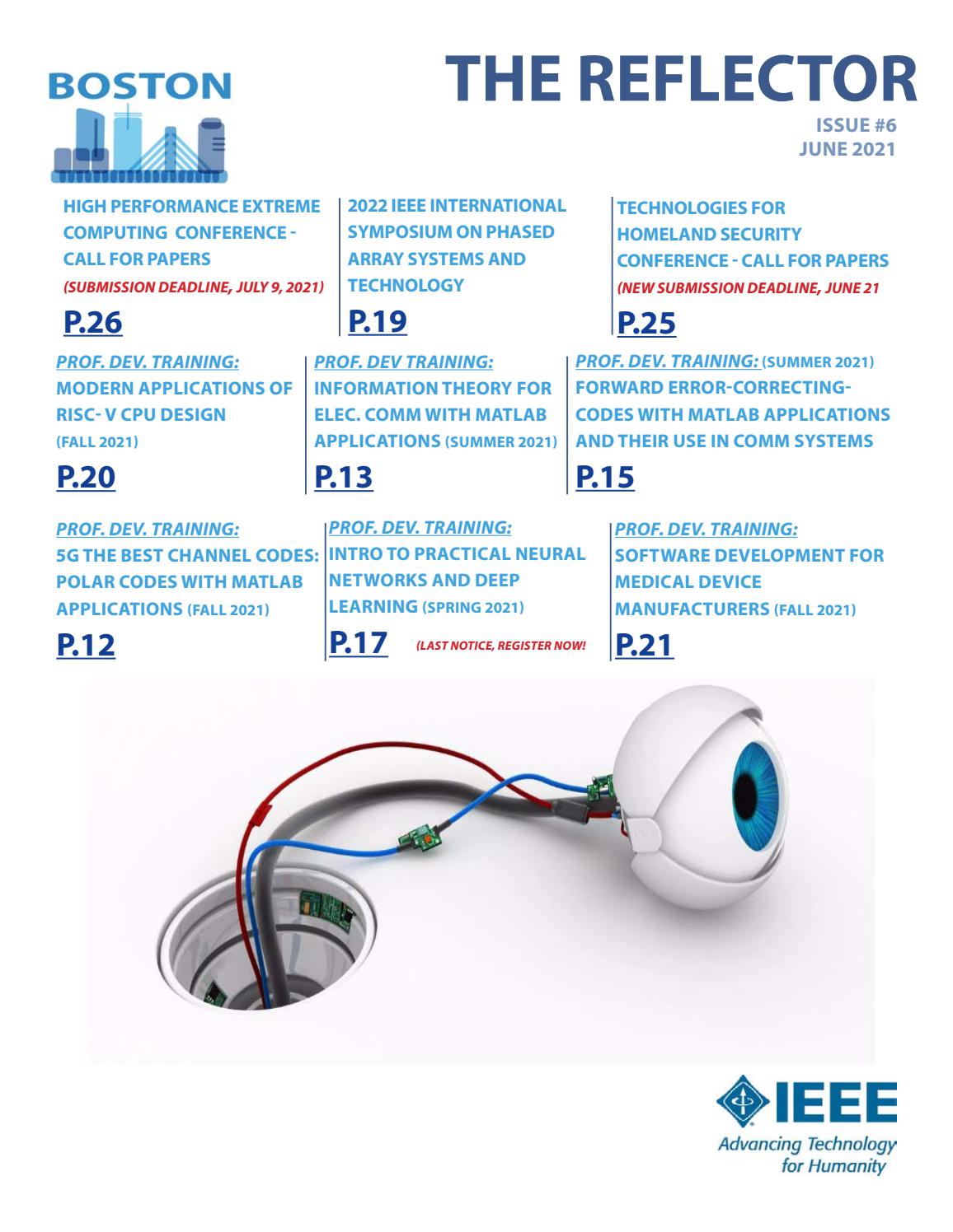 IEEE Boston Section's Digital Reflector Issue 6 - June 2021 by IEEE ...