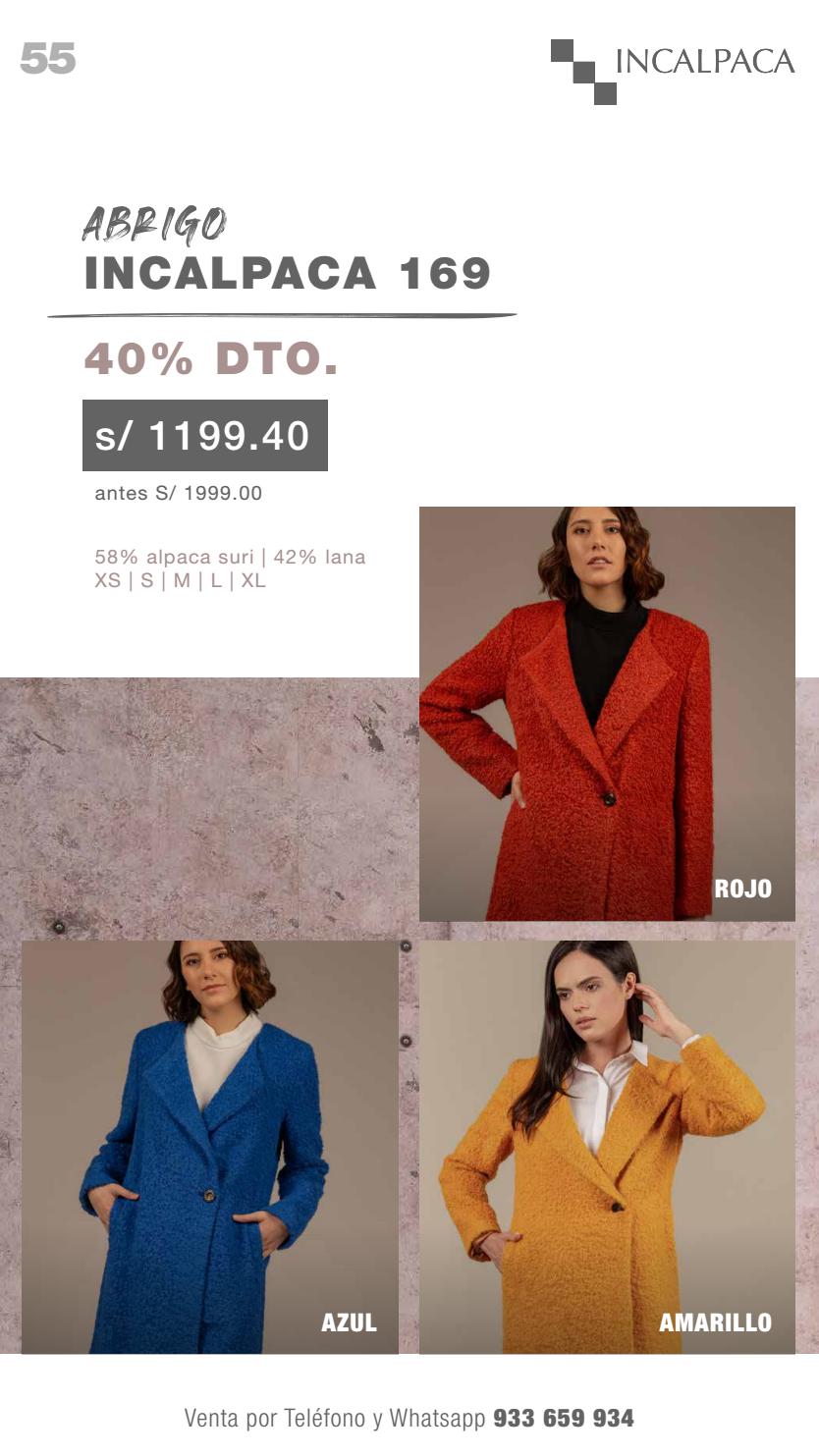 INCALPACA – Catálogo de Venta PERÚ │ C20 │ 2021 by INCALPACA TPX - Issuu