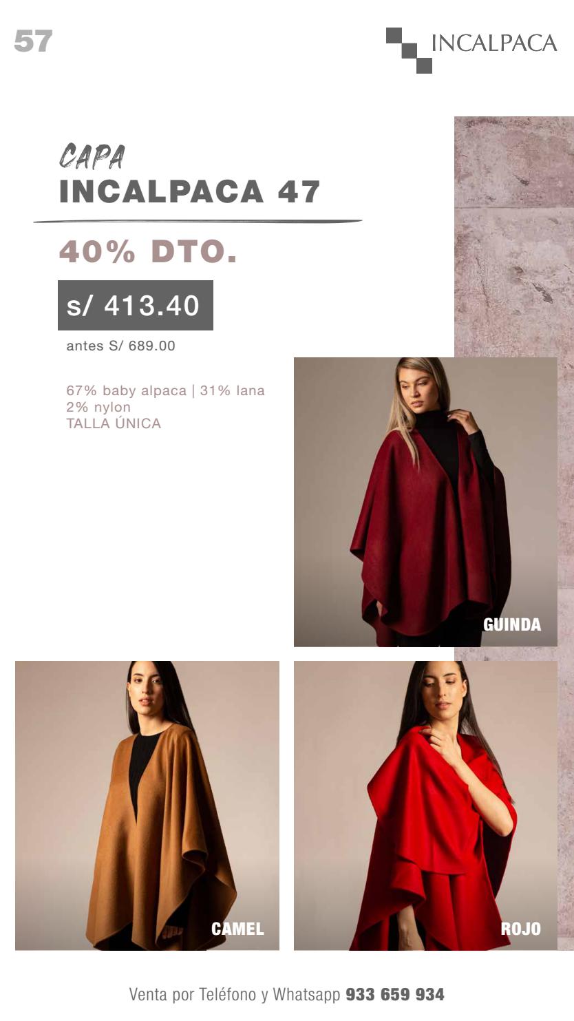 INCALPACA – Catálogo de Venta PERÚ │ C20 │ 2021 by INCALPACA TPX - Issuu