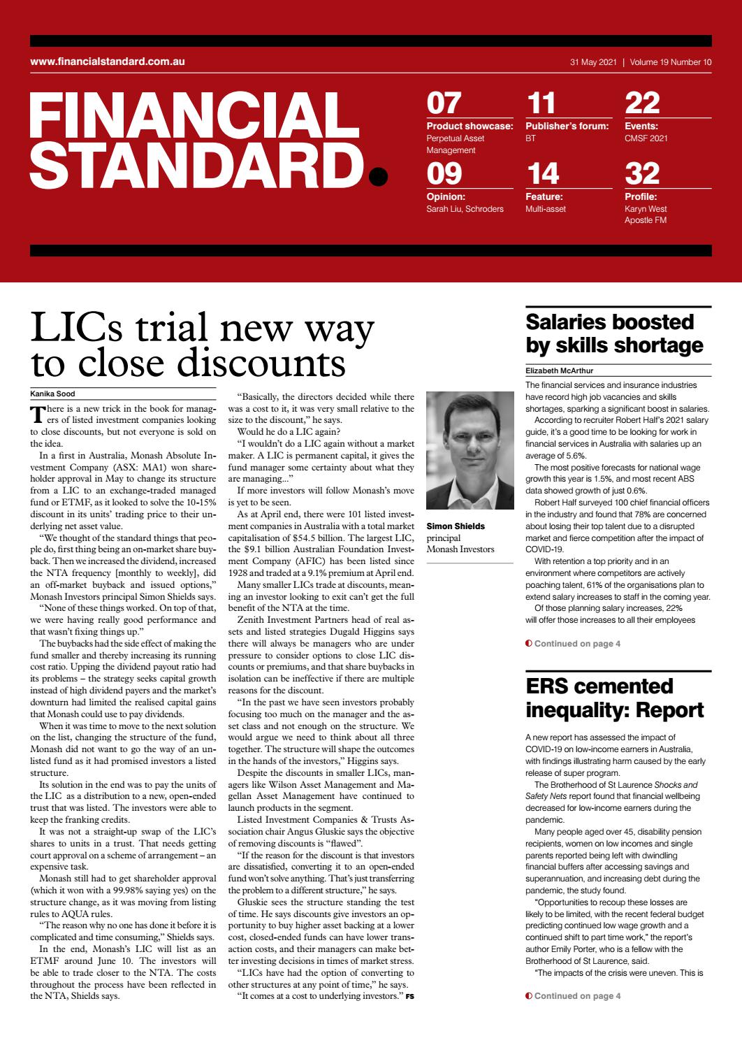 Financial Standard vol19 no10 by financial.standard - Issuu