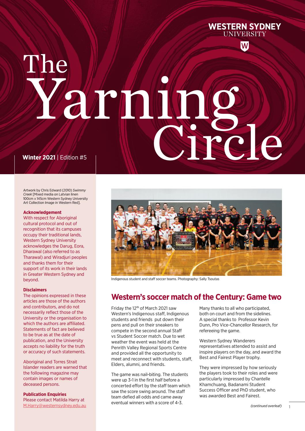 The Yarning Circle Fifth Edition by WSU_Office_of_DVCIL - Issuu