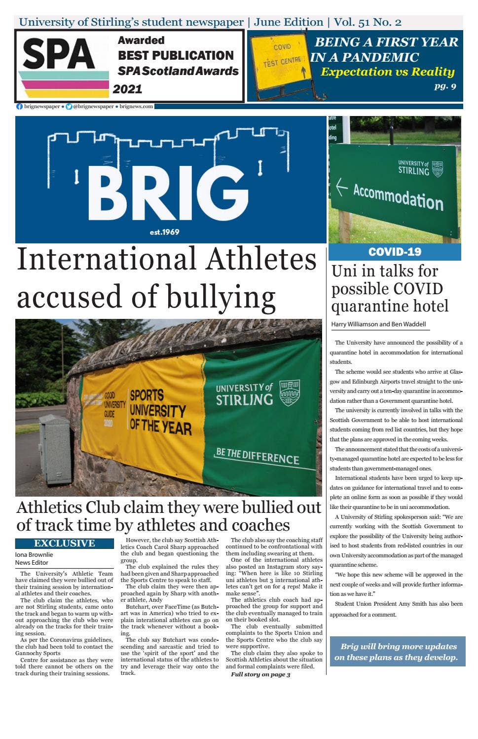 Brig Newspaper Vol. 51 Issue 2 by Brig-newspaper - Issuu