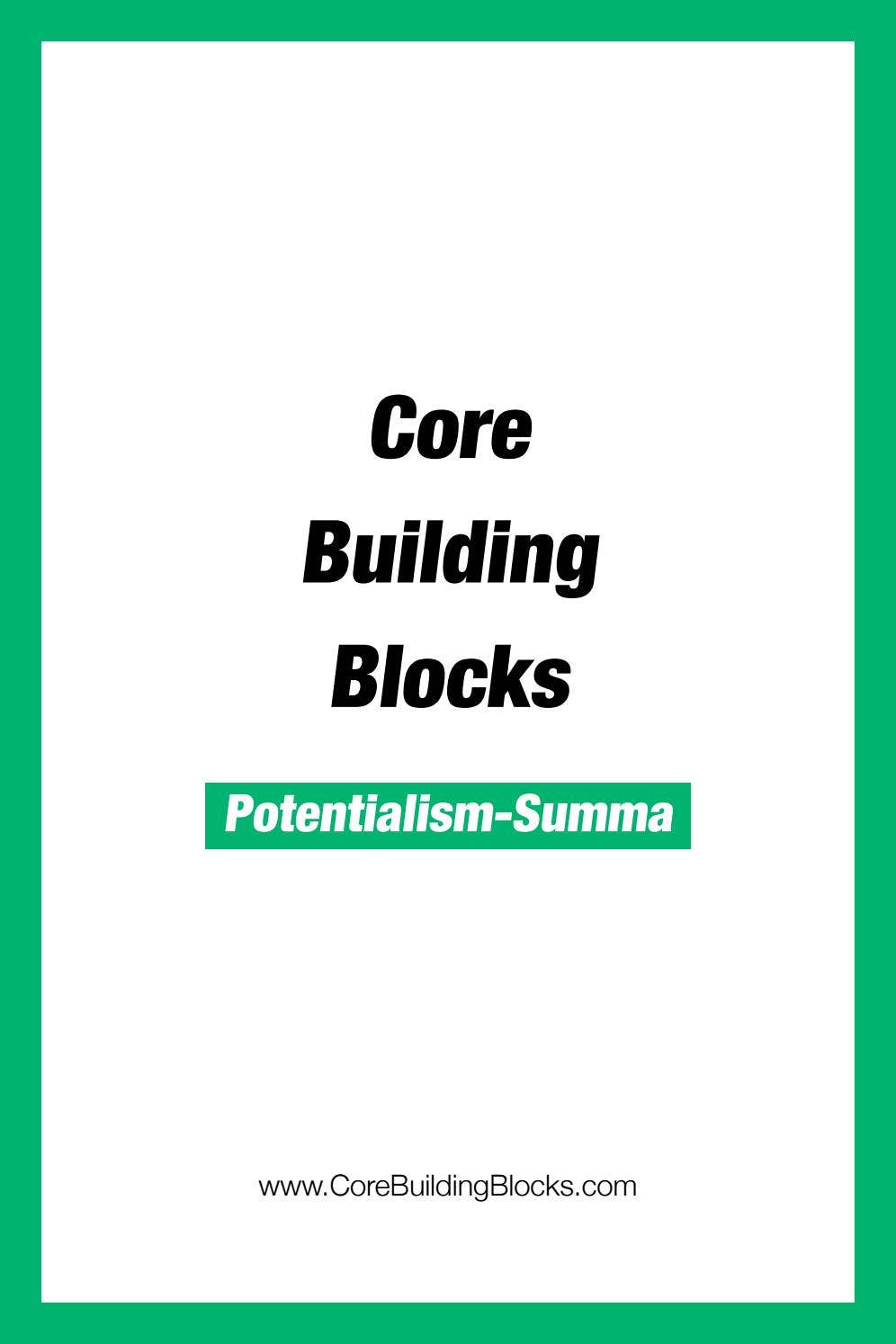 Core Building Blocks by Rare 1 USA, LLC - Issuu