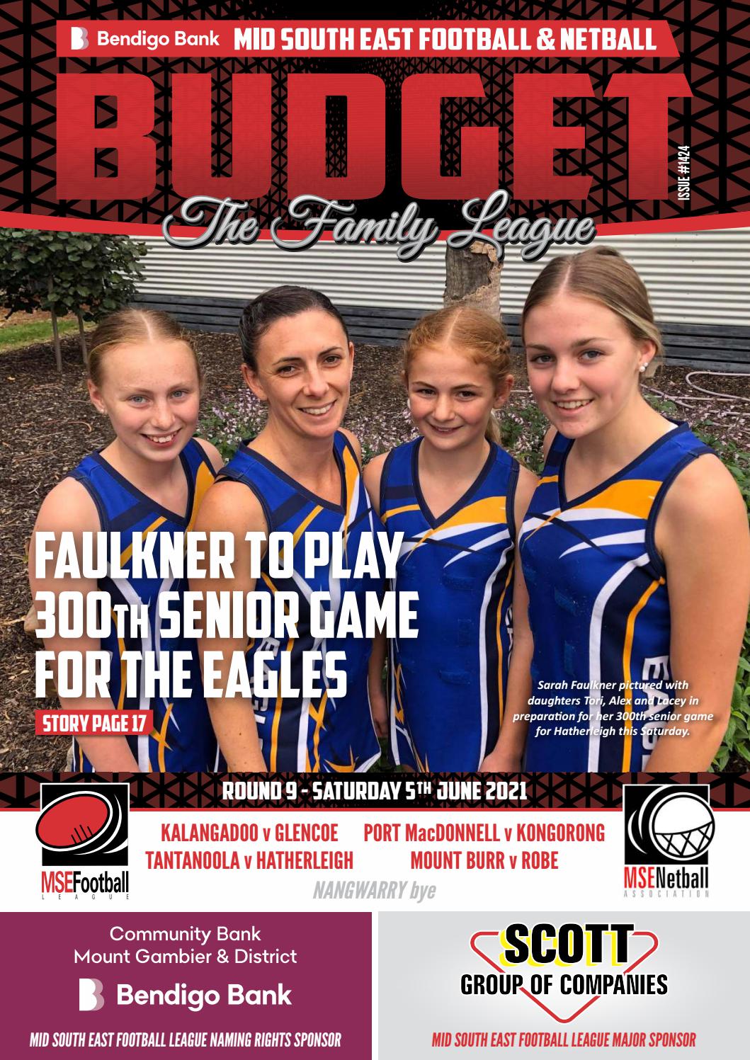 Mid South East Football & Netball Budget - Round 9, 2021 by Xpress ...