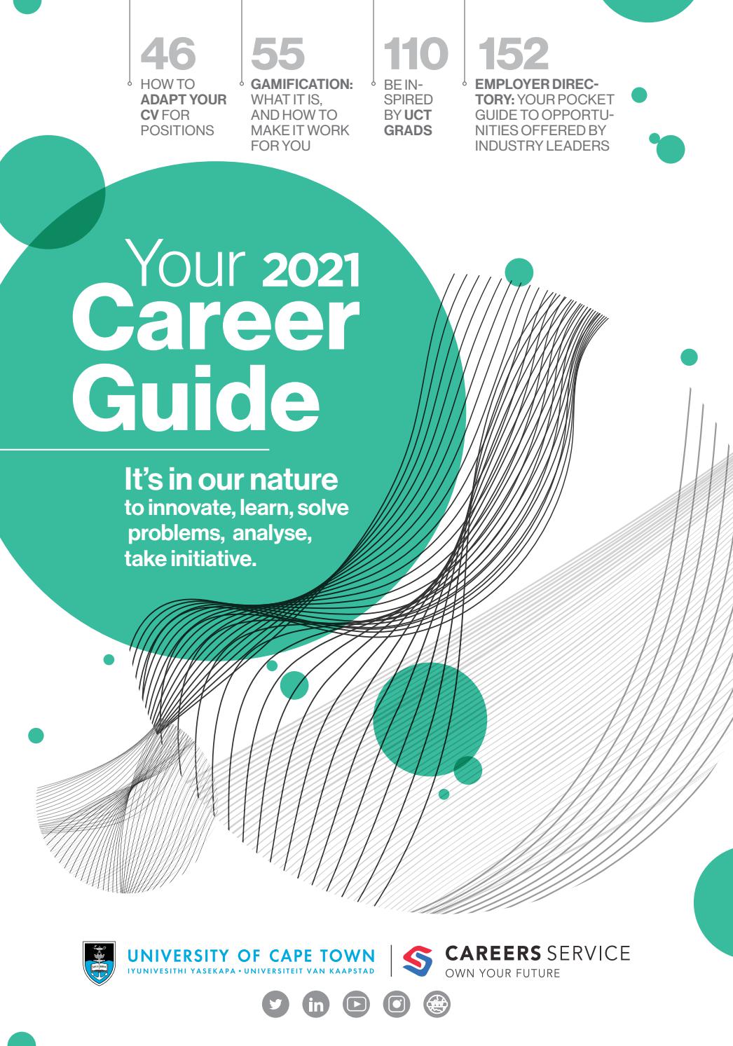 UCT Career Guide 2021 by GAPdesign - Issuu