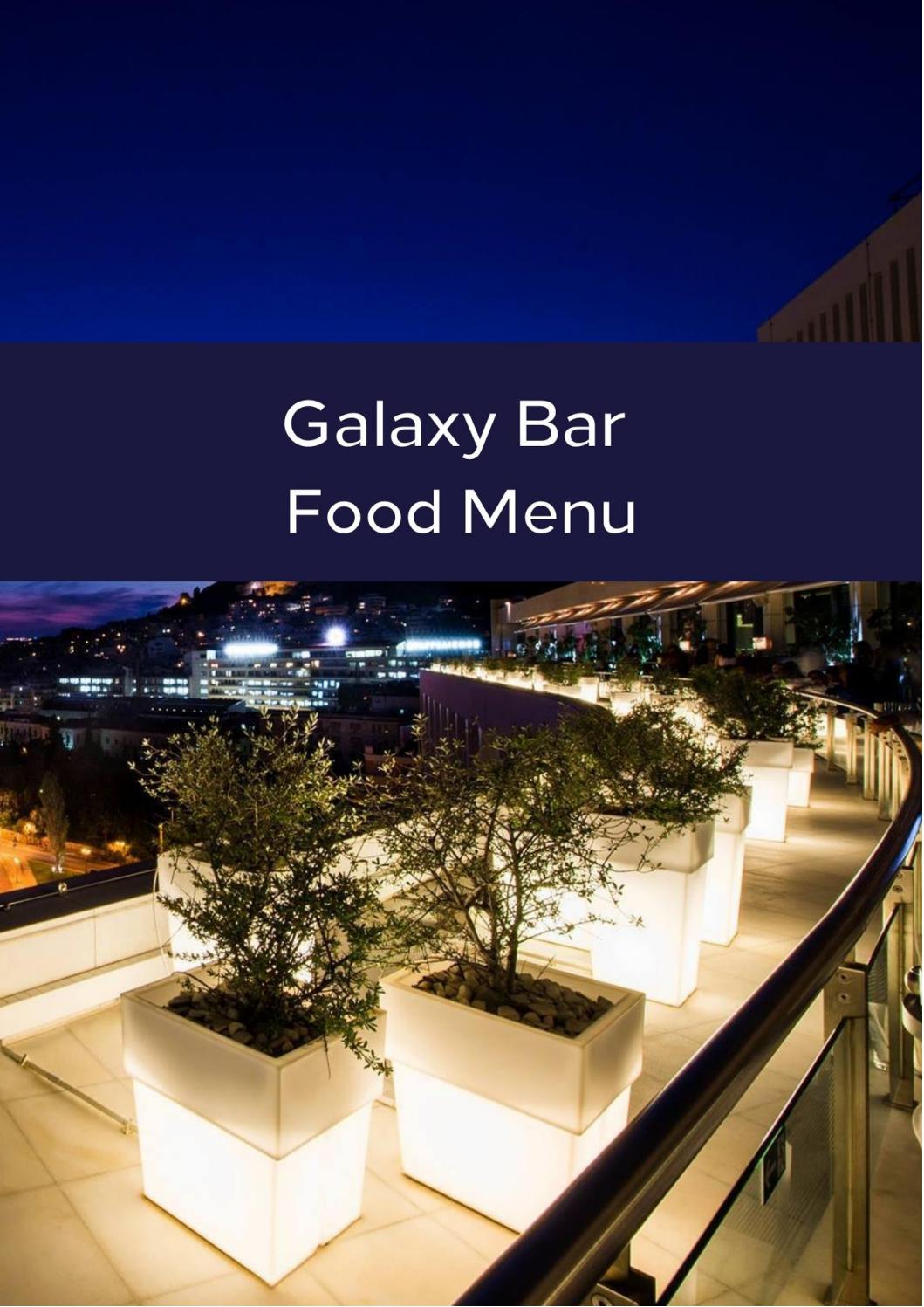 Galaxy Bar Food Menu by Hiltonathens - Issuu