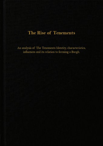 The Rise Of Tenements Shubham Kirve By The Glasgow School Of Art Issuu