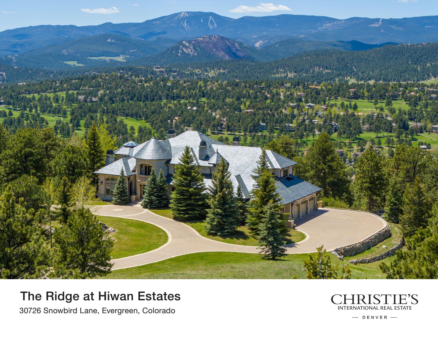 The Ridge at Hiwan Estates by Christie's International Real Estate ...