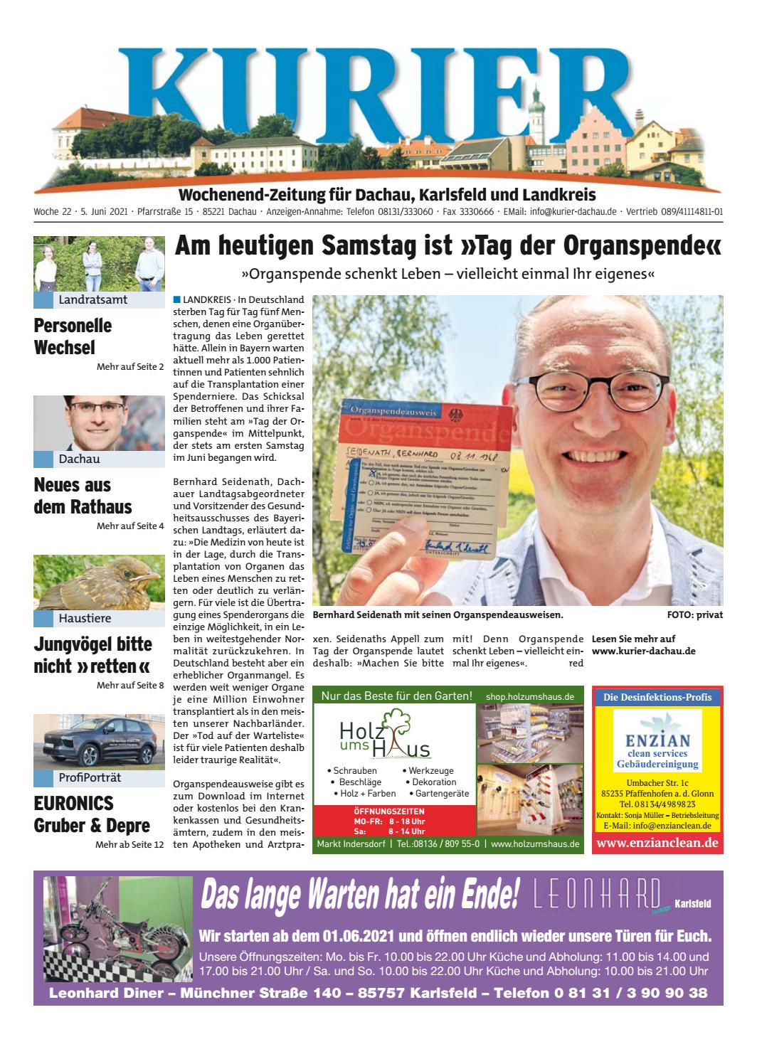 KW 22-2021 by Wochenanzeiger Medien GmbH - Issuu