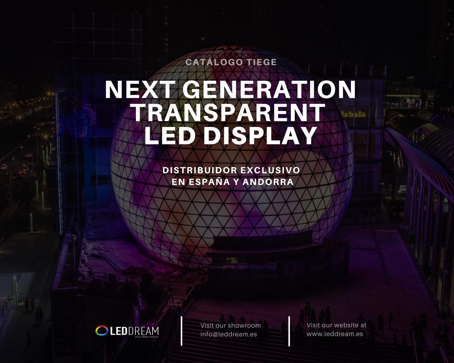Next Generation Transparent LED Display by LED DREAM - Issuu