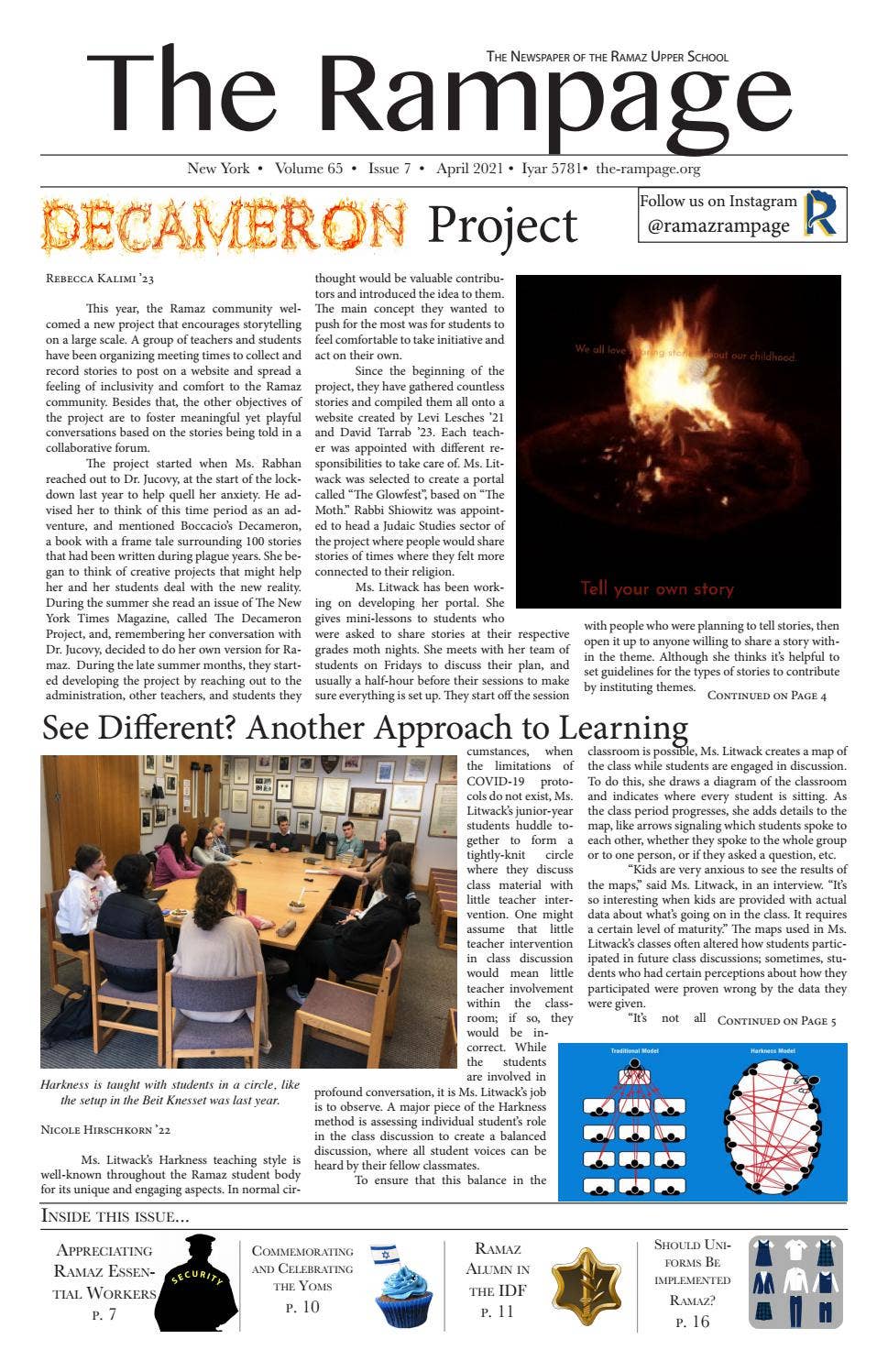 Volume 65, Issue 7 (April 2021) - The Rampage by The Rampage - Issuu