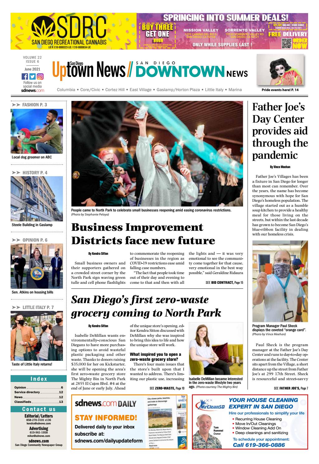 San Diego Uptown/Downtown News, June 4th, 2021 by San Diego Community ...