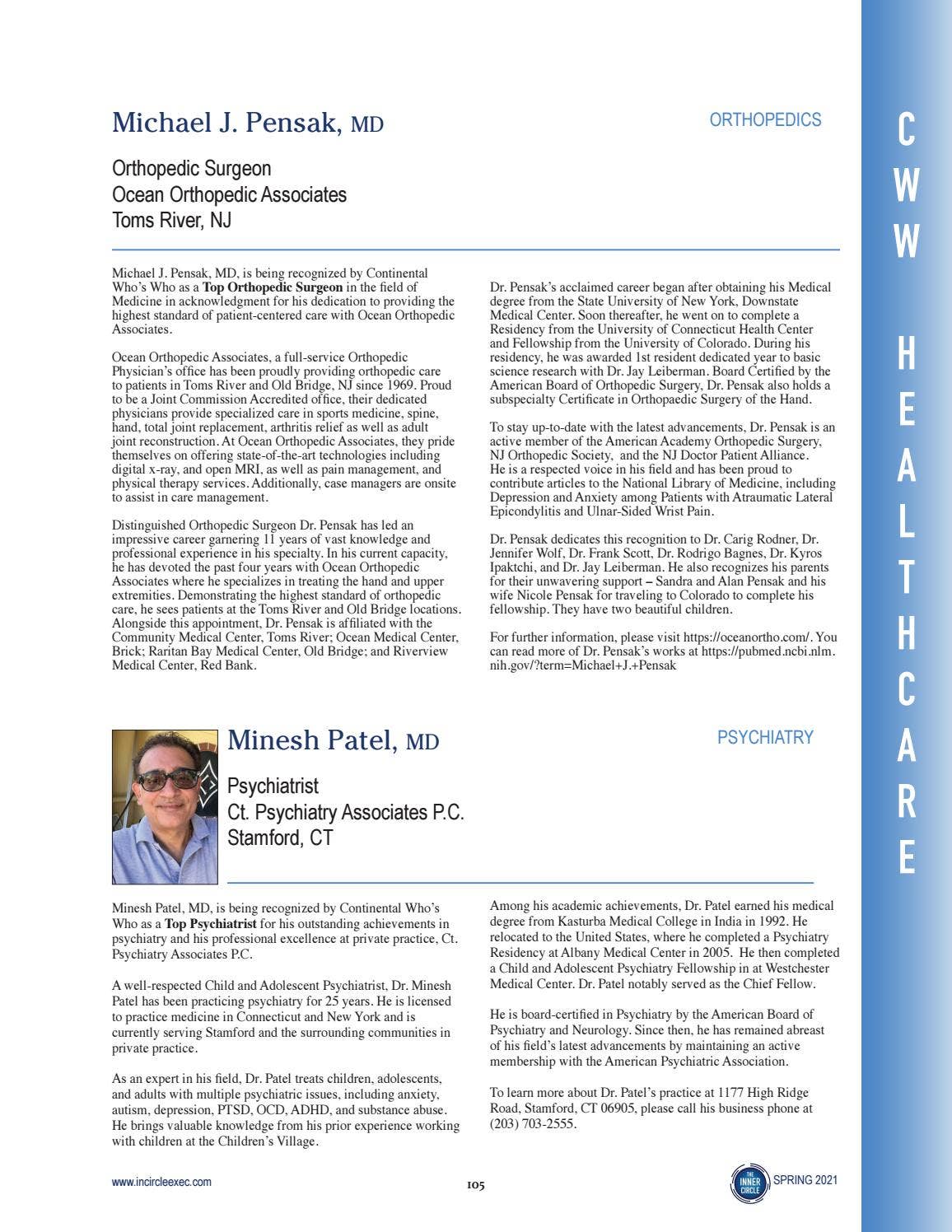ANTHONY J. CLASSI, DMD — TOP PROSTHODONTIST — Spring Magazine 2021 by ...