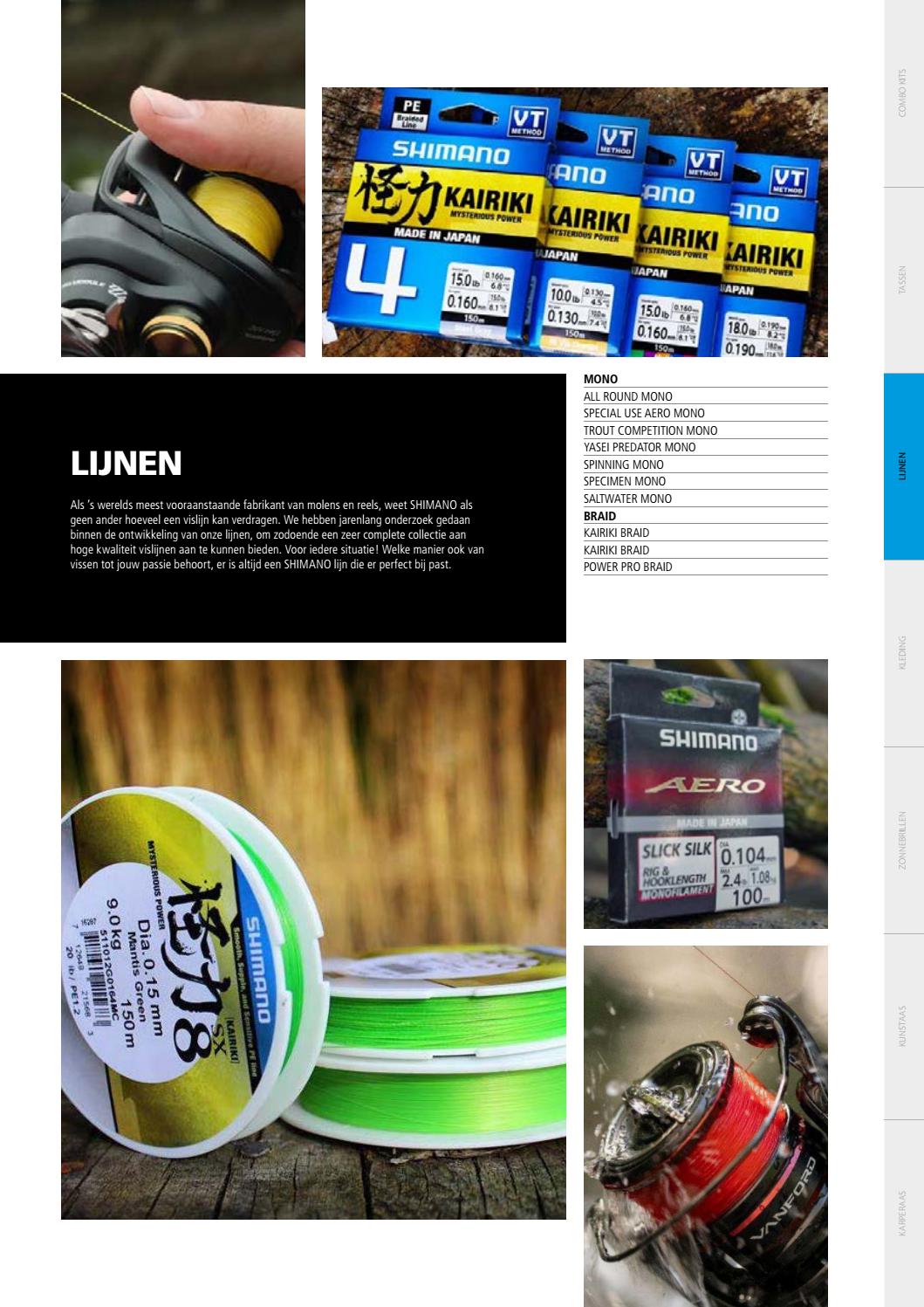Shimano Catalogus (2021) NL by Shimano Europe BV - Issuu