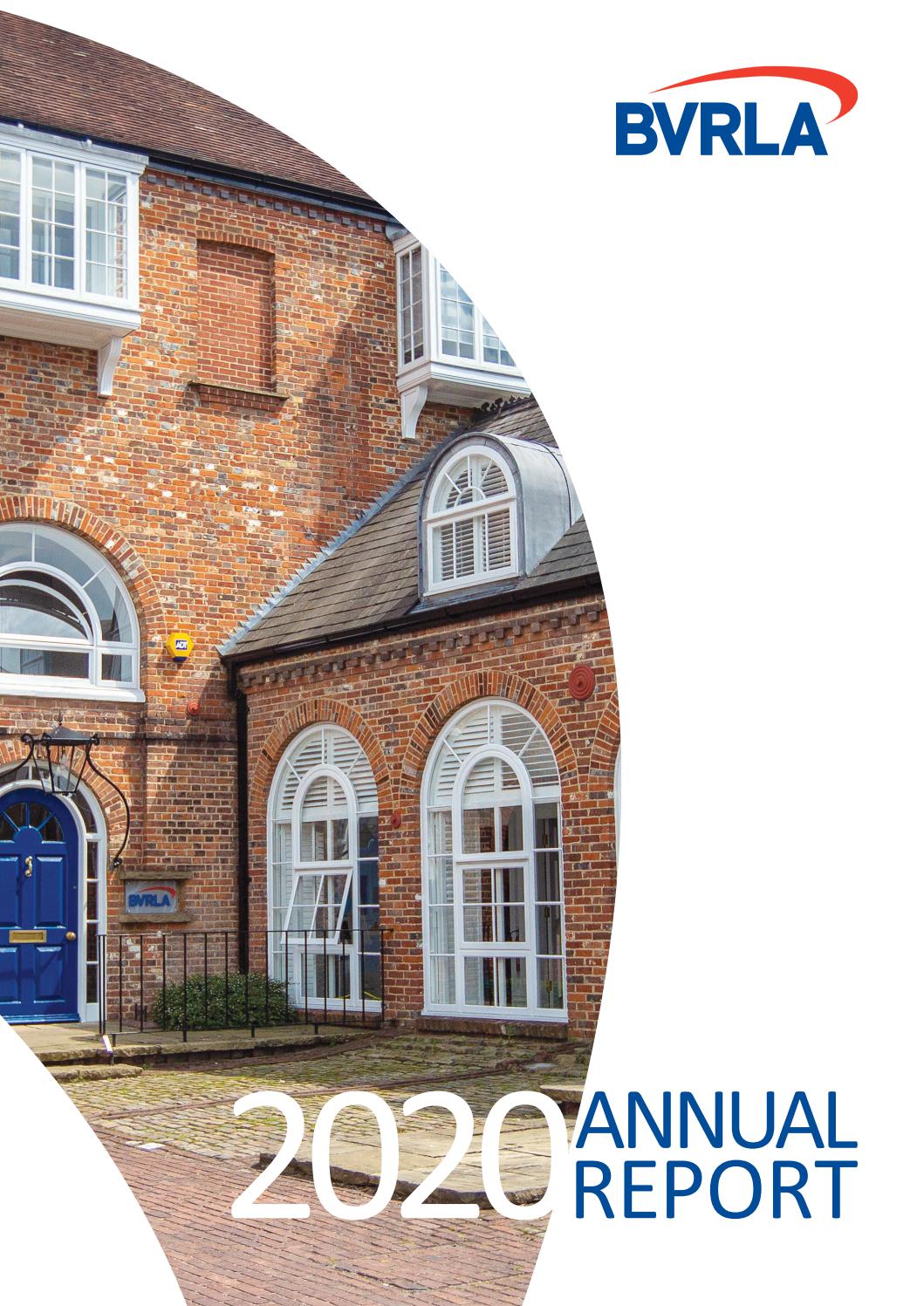 BVRLA Annual Report 2020 by BVRLA - Issuu