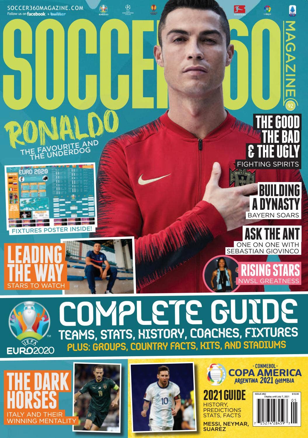 Soccer 360 Magazine May/June Euro 2020 Copa America 2021 Special ...