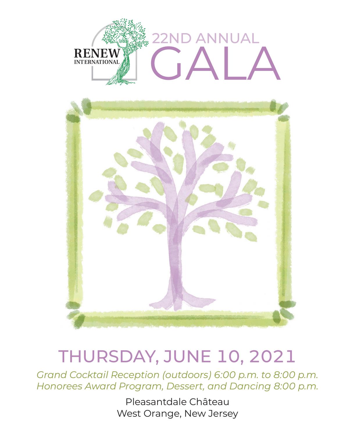 2021 RENEW Gala Journal by RENEW International - Issuu