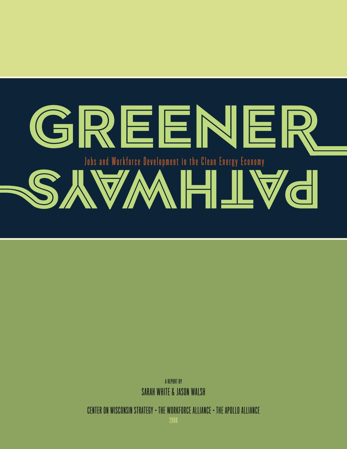 Greener Pathways – 2008 Report for COWS by Cricket Design Works - Issuu