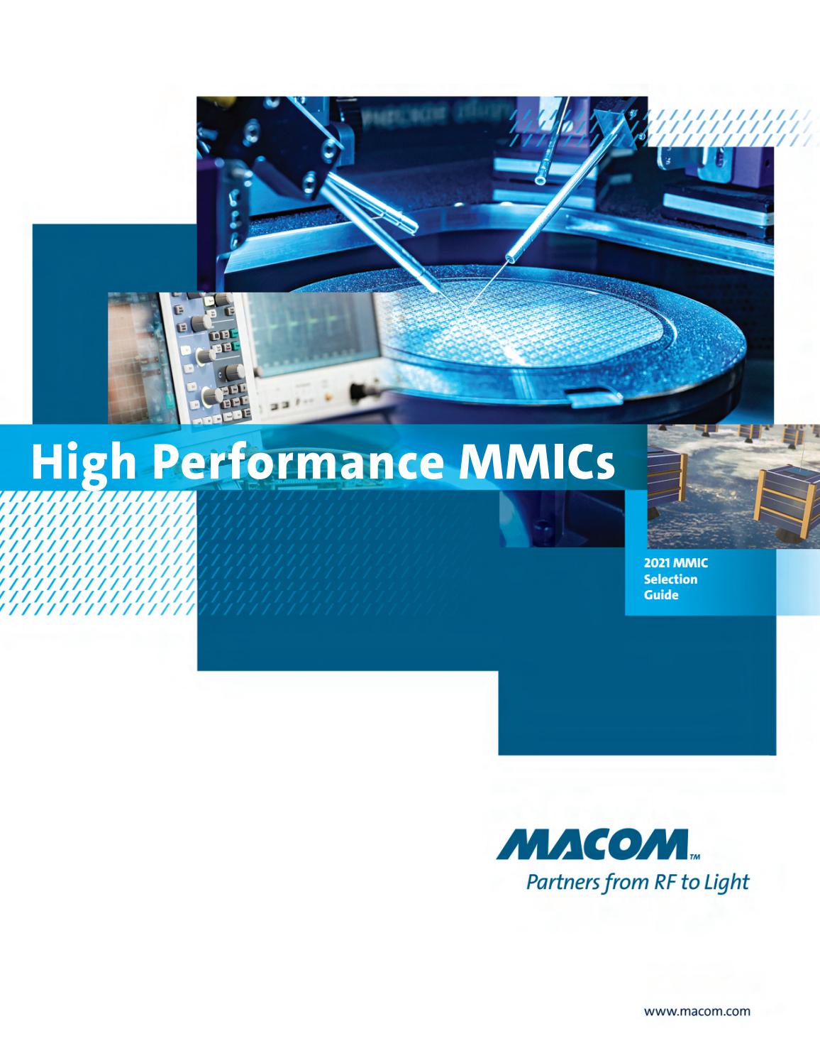 High Performance MMICs Brochure by M/A-COM Technology Solutions - Issuu