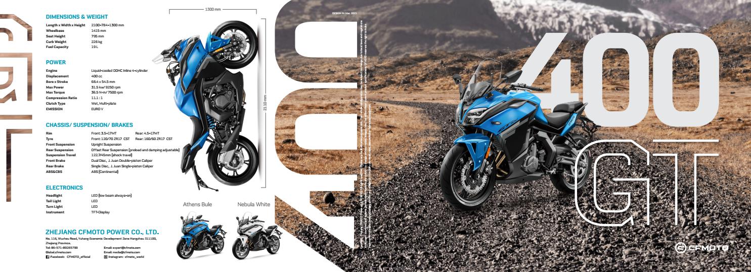 CFMOTO MOTORCYCLE 400GT by JIAN JIN - Issuu