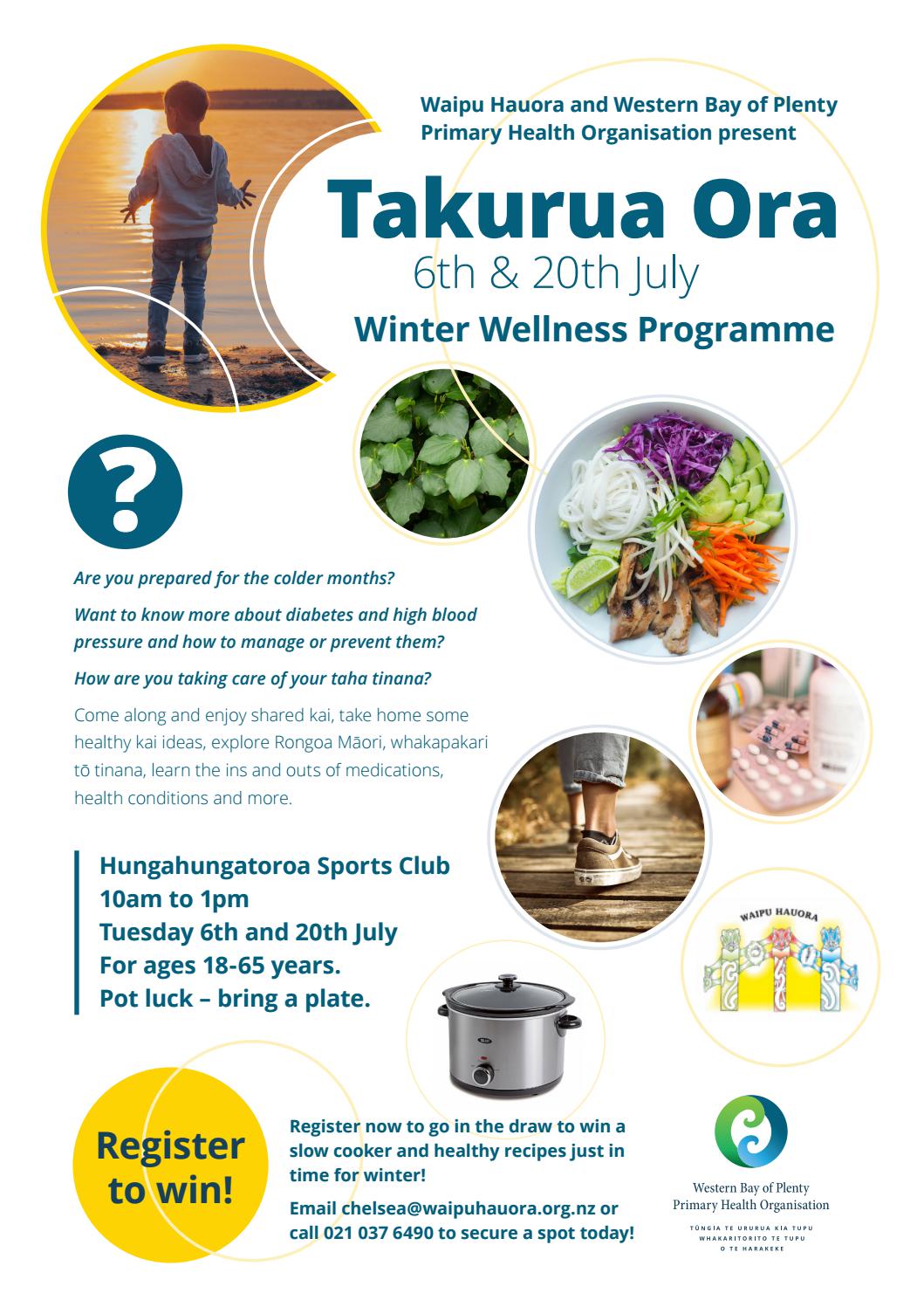 Takurua Ora poster May 2021 by WBOP PHO - Issuu